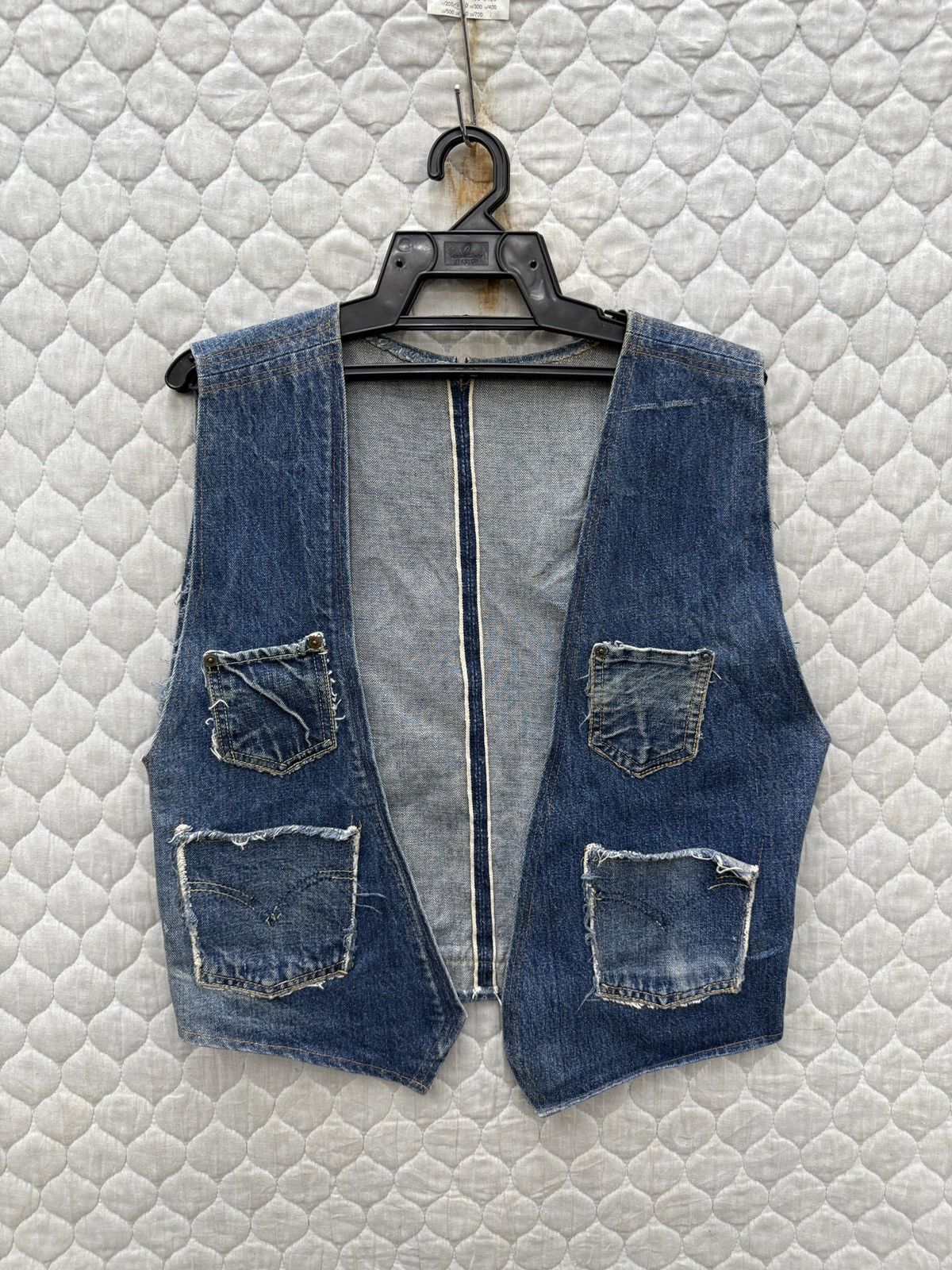 Handmade 🔥🔥🔥ARCHIVE HANDMADE CUSTOM DENIM VEST | Grailed