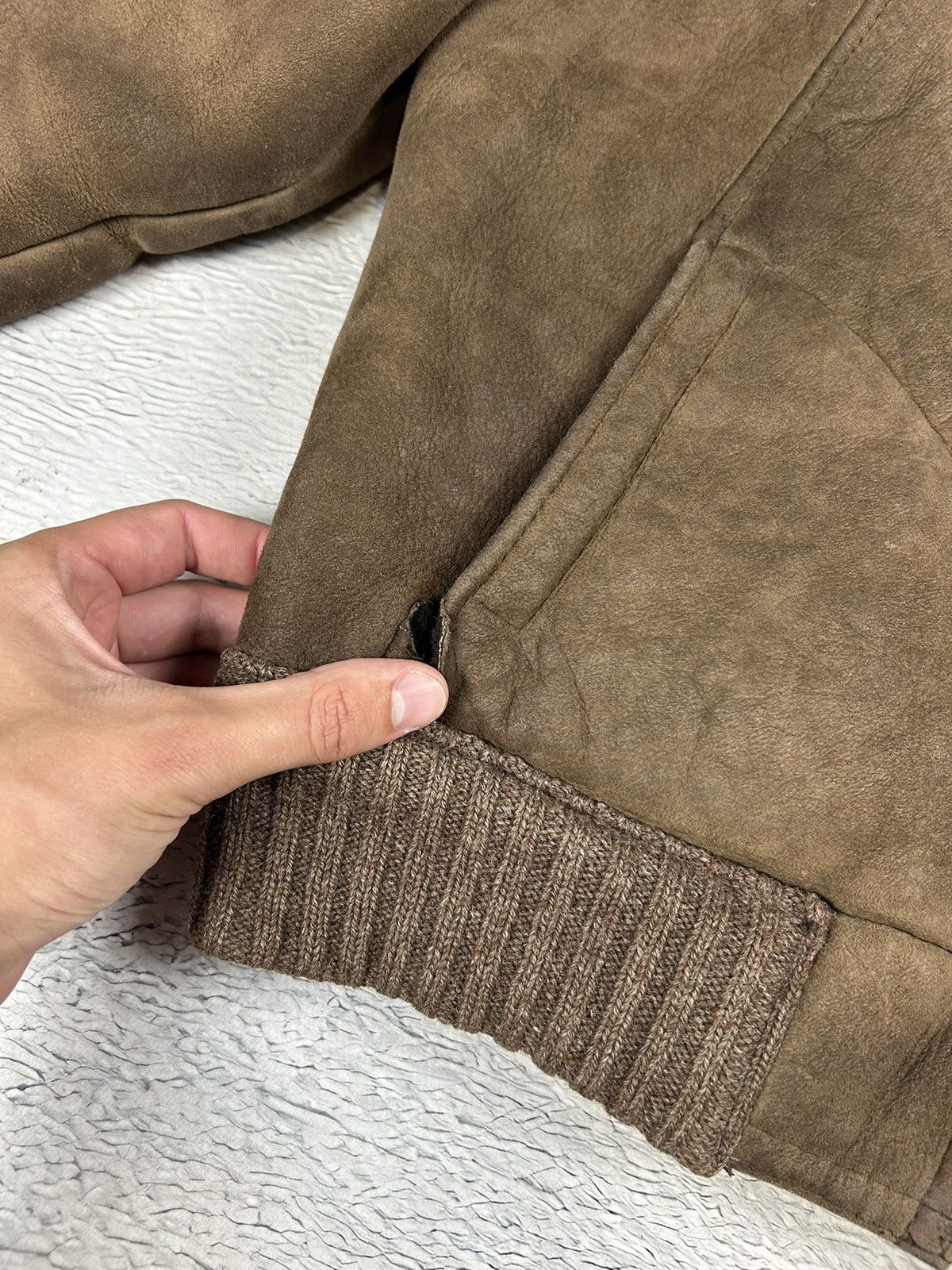 Genuine Leather 80's Sheepskin Coat Leather jacket Vintage Scotland Y2K | Grailed