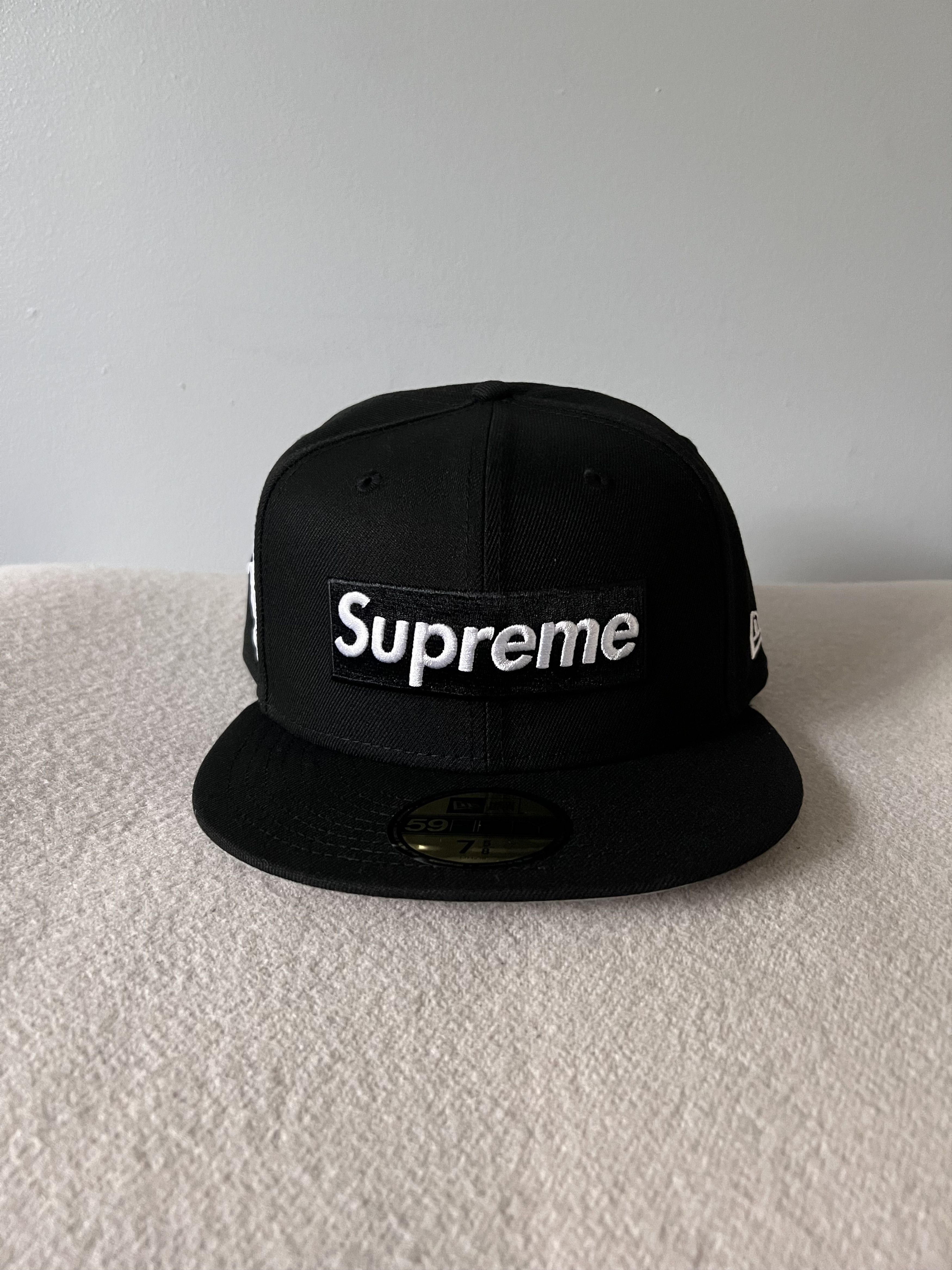Supreme 7 5/8 Supreme New Era White Sox 59FIFTY Box Logo Fitted Hat ...