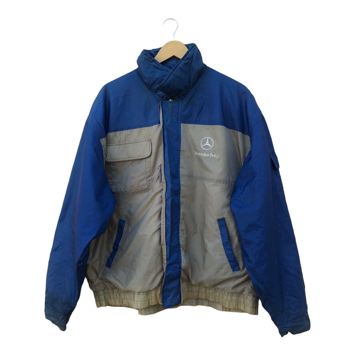 Mercedes Benz × Racing Mercedes Benz Work Jacket Blue Color | Grailed