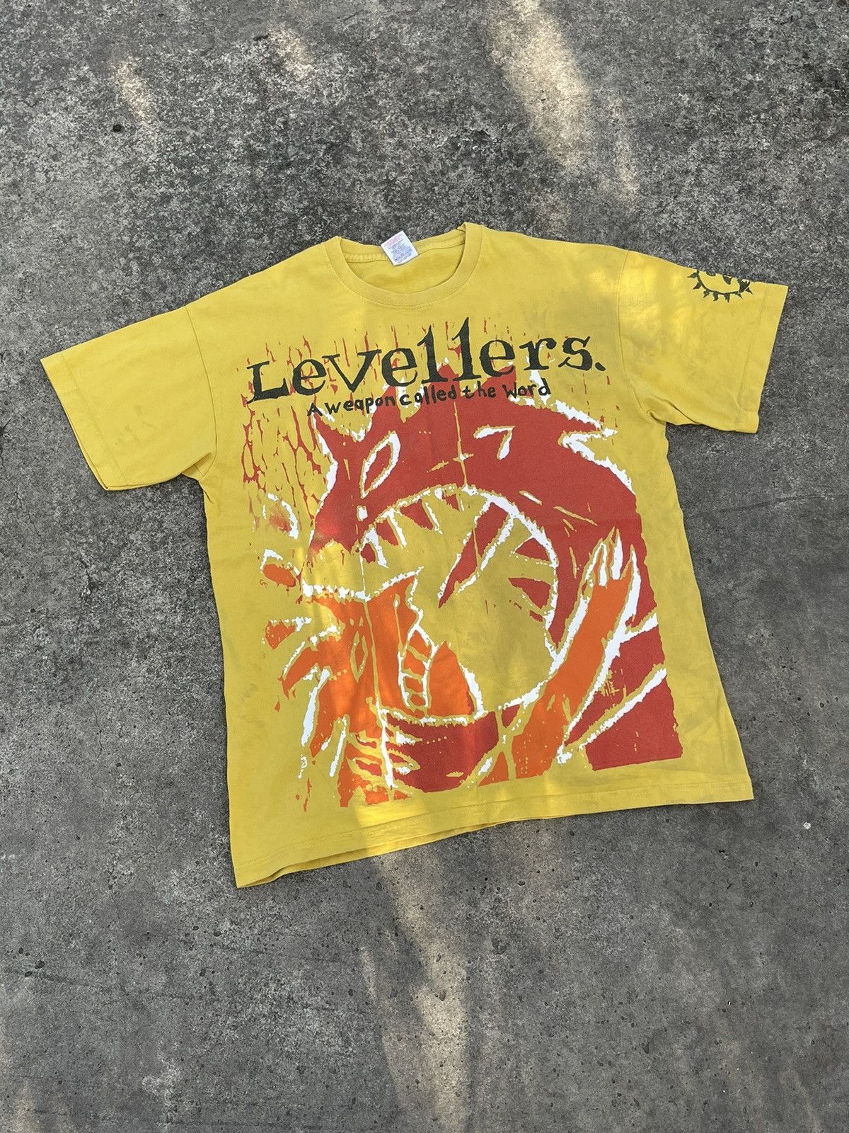 Band Tees × Fruit Of The Loom × Vintage Levellers Fruit Of The Floom T ...