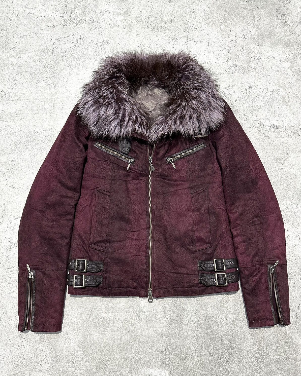 If Six Was Nine × Tornado Mart Tornado Mart Japan Fur Bikers Jacket ...