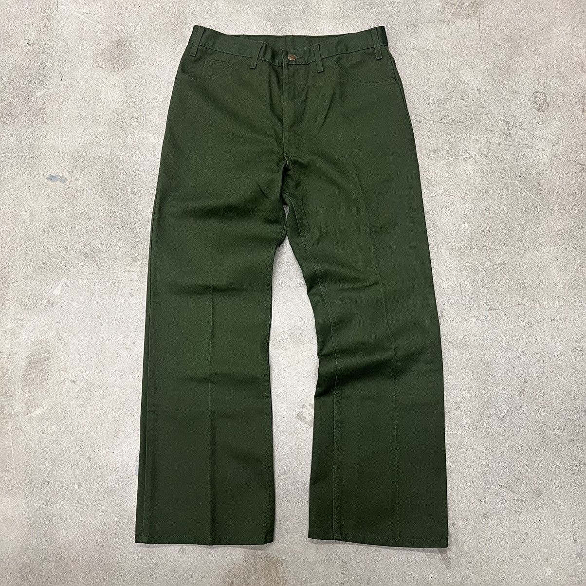 Streetwear × Vintage Vintage forest service pants 90s boot cut flare ...