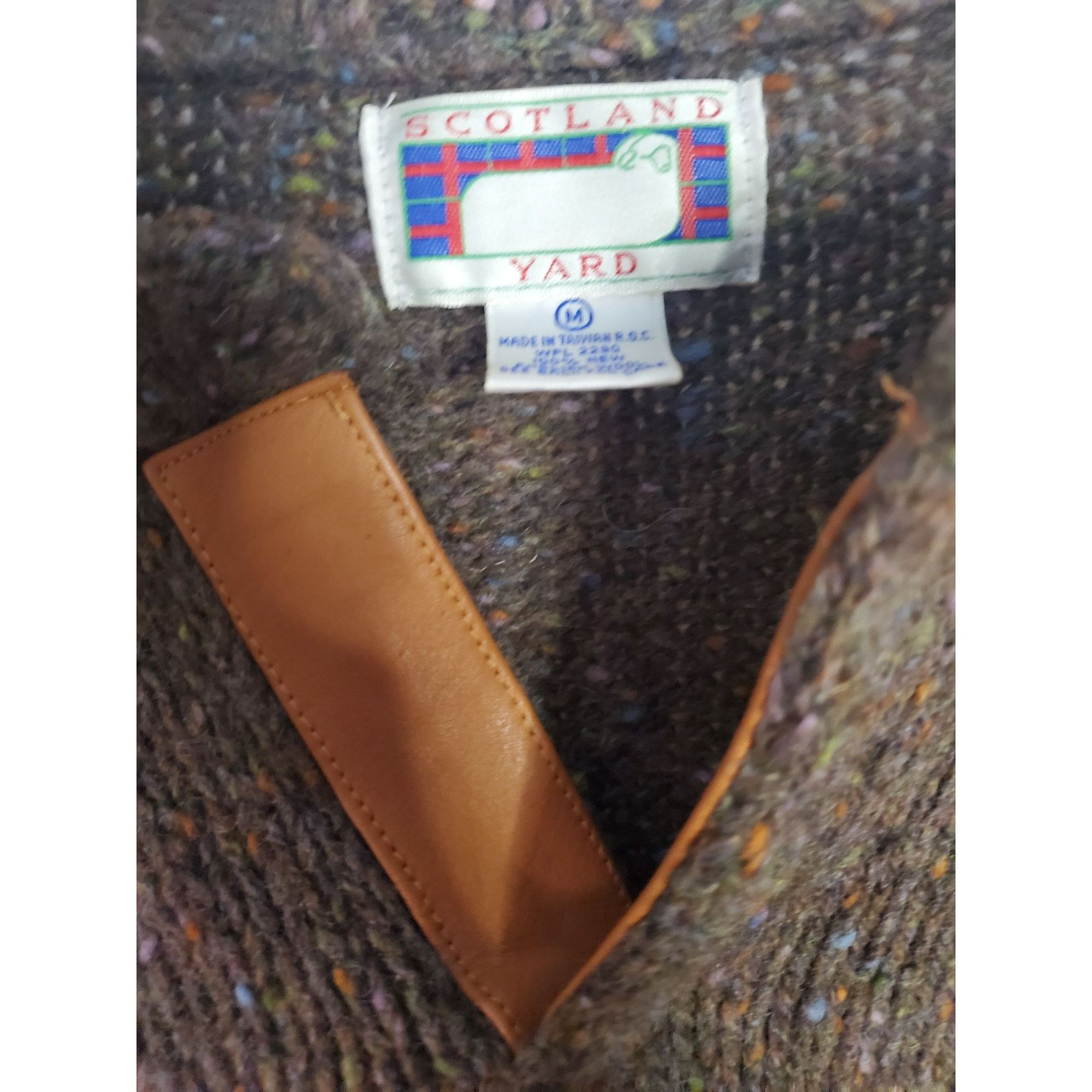 Other Vintage Scotland Yard Wool Sweater with Proffessor Patches | Grailed