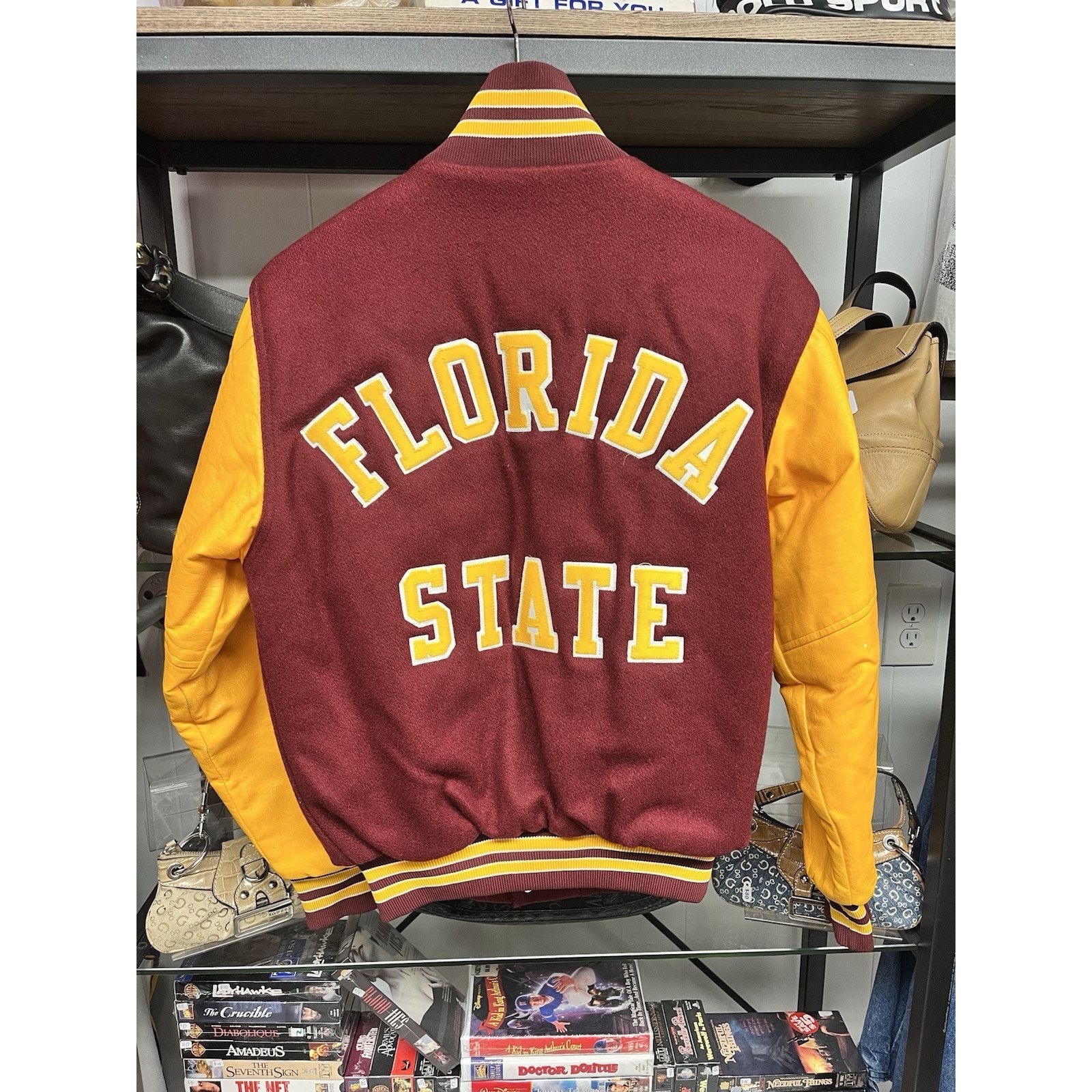 Rennoc Classic 80s Florida State Letterman Varsity Jacket FSU ...