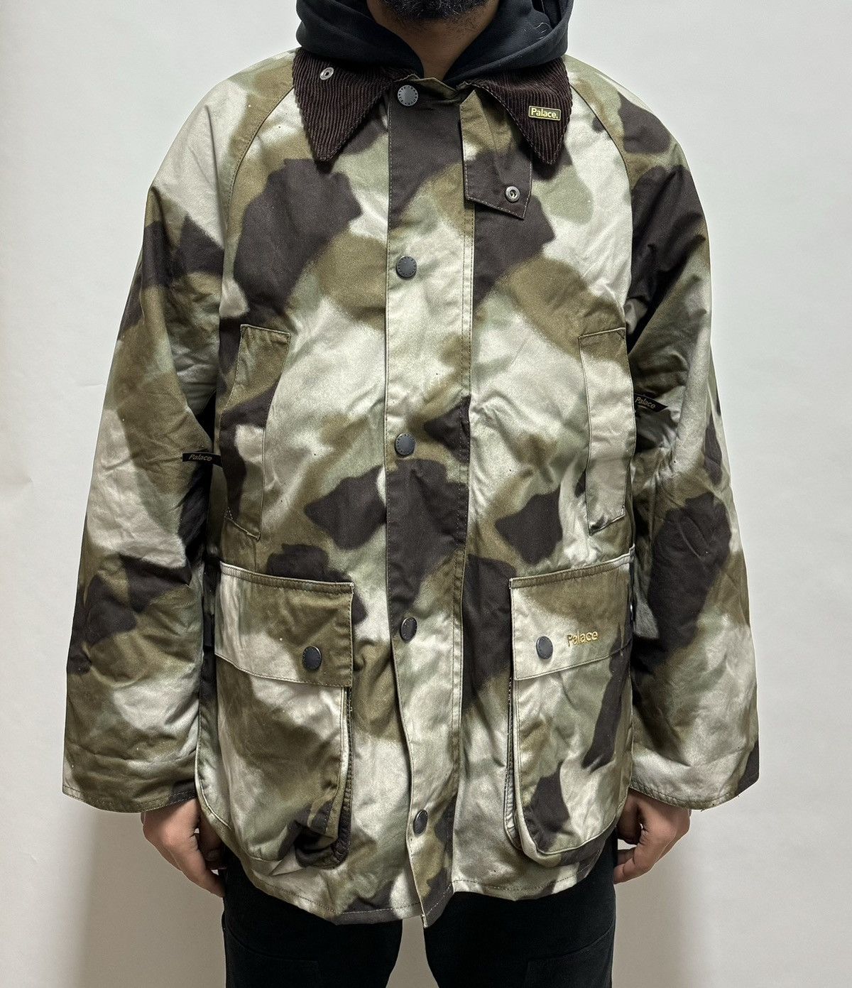 Barbour × Palace Rare Barbour X Palace Bedale jacket size L worn twice ...