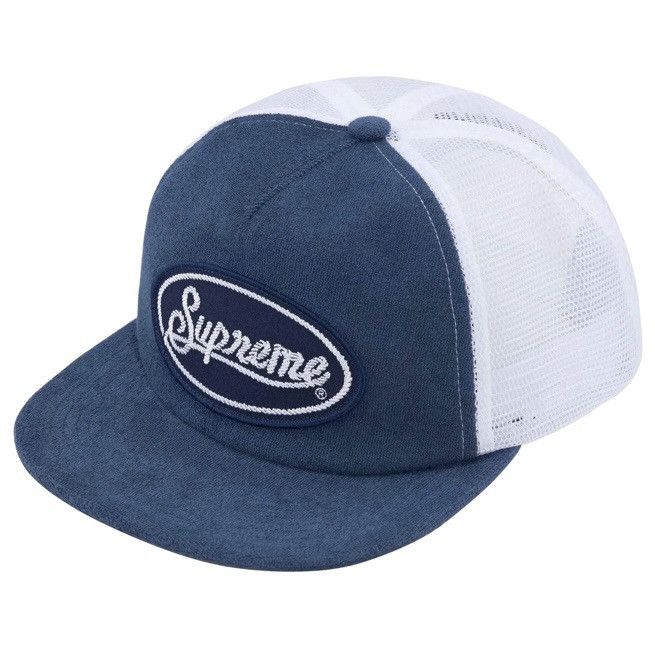 Supreme Supreme Terry Mesh Back 5-Panel Blue | Grailed