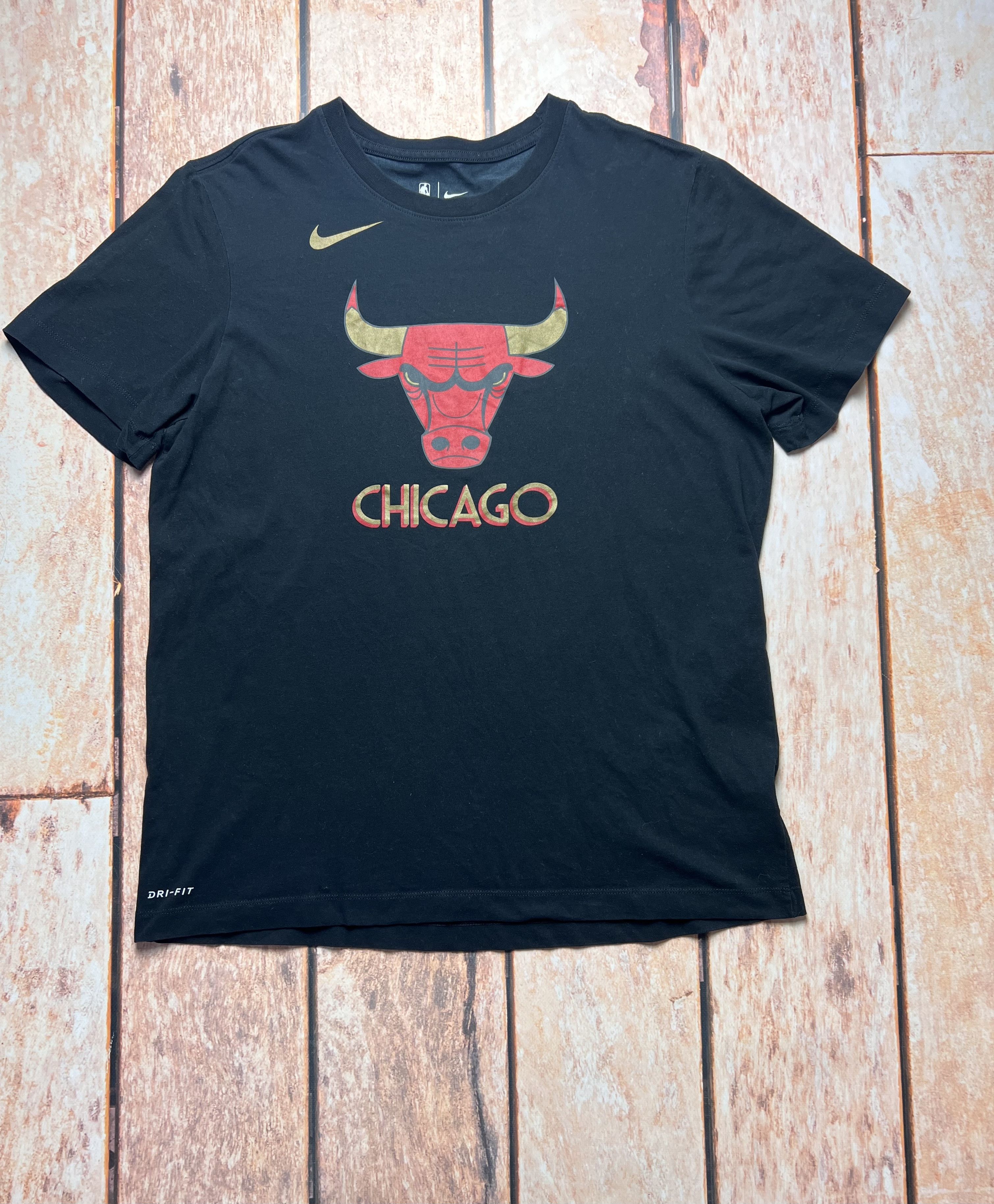Nike NIKE NBA CHICAGO BULLS CITY EDITION LOGO DRI-FIT TEE | Grailed