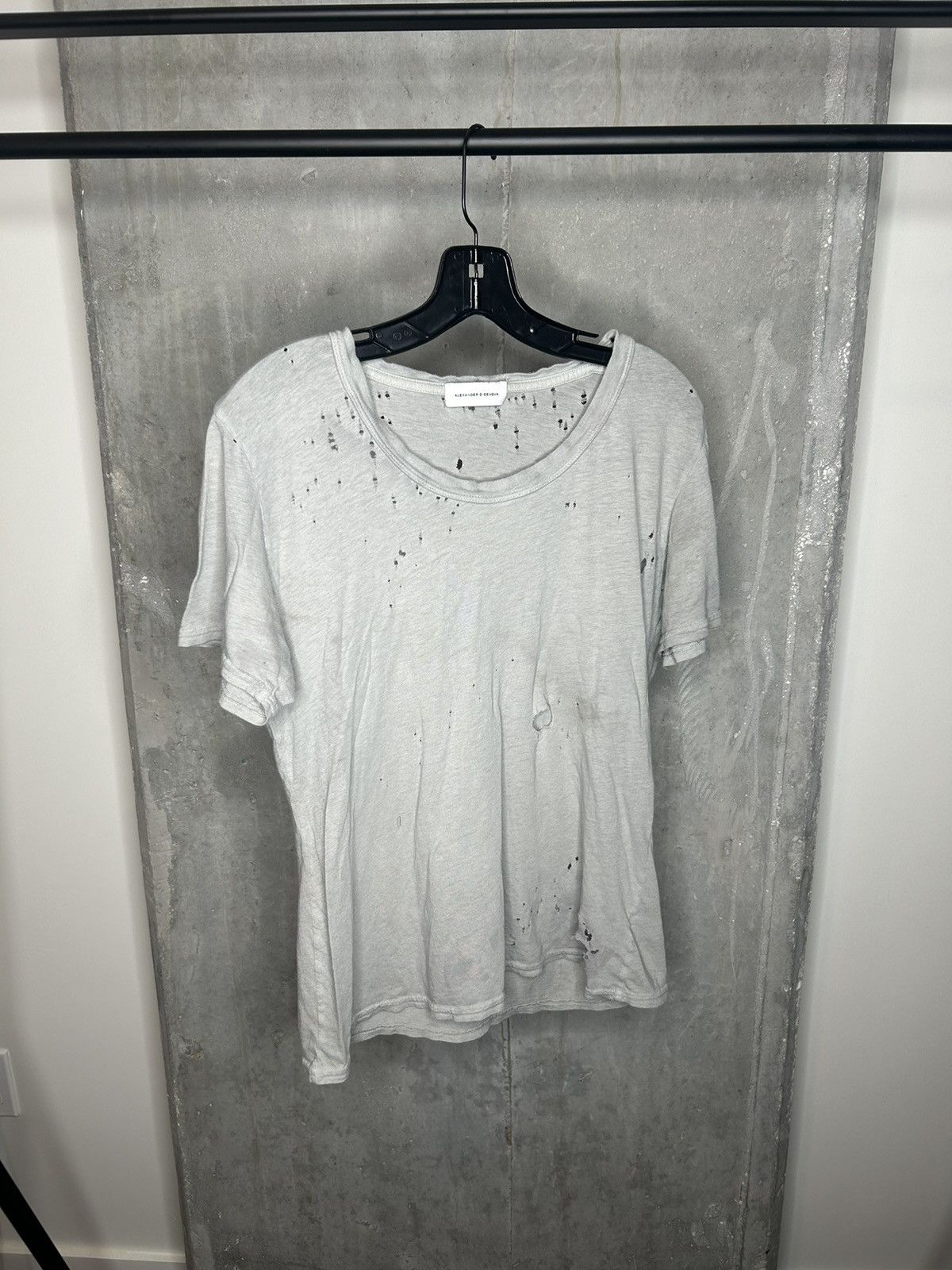 ALEXANDER DIGENOVA Alexander digenova oil wash grey tee | Grailed