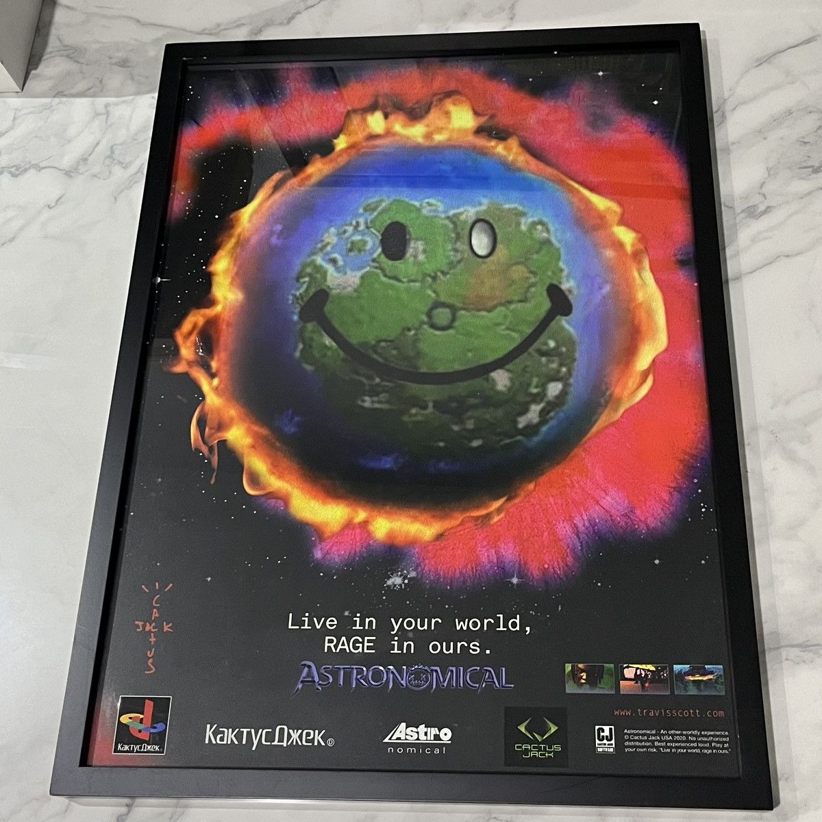 Travis Scott Travis Scott Astronomical Poster | Grailed