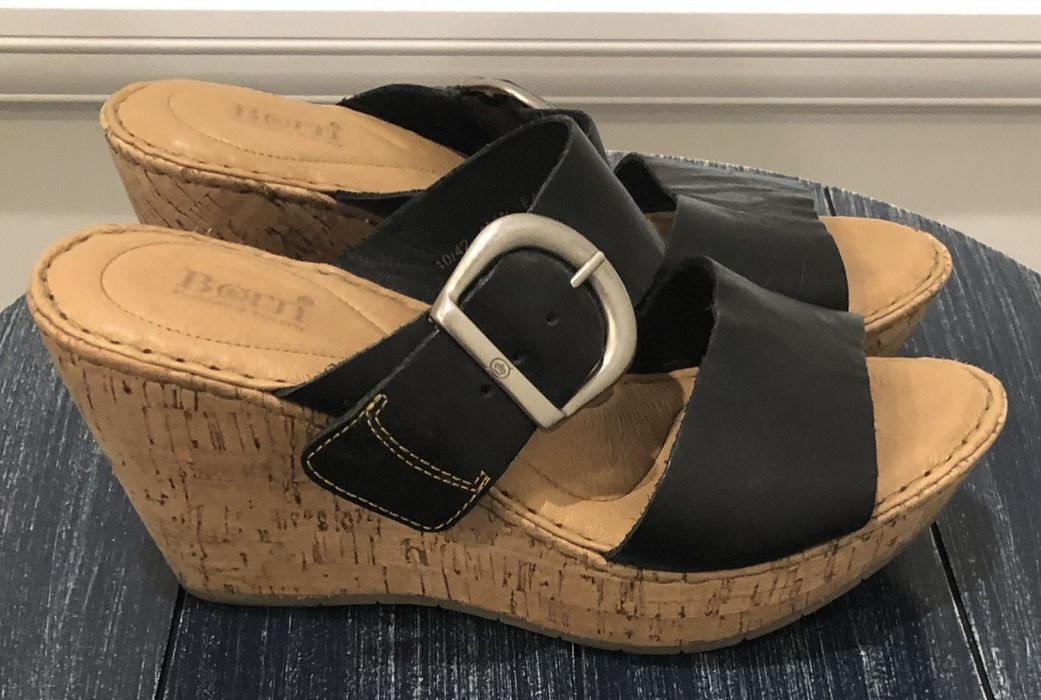 Born Born Wedge Sandals | Grailed
