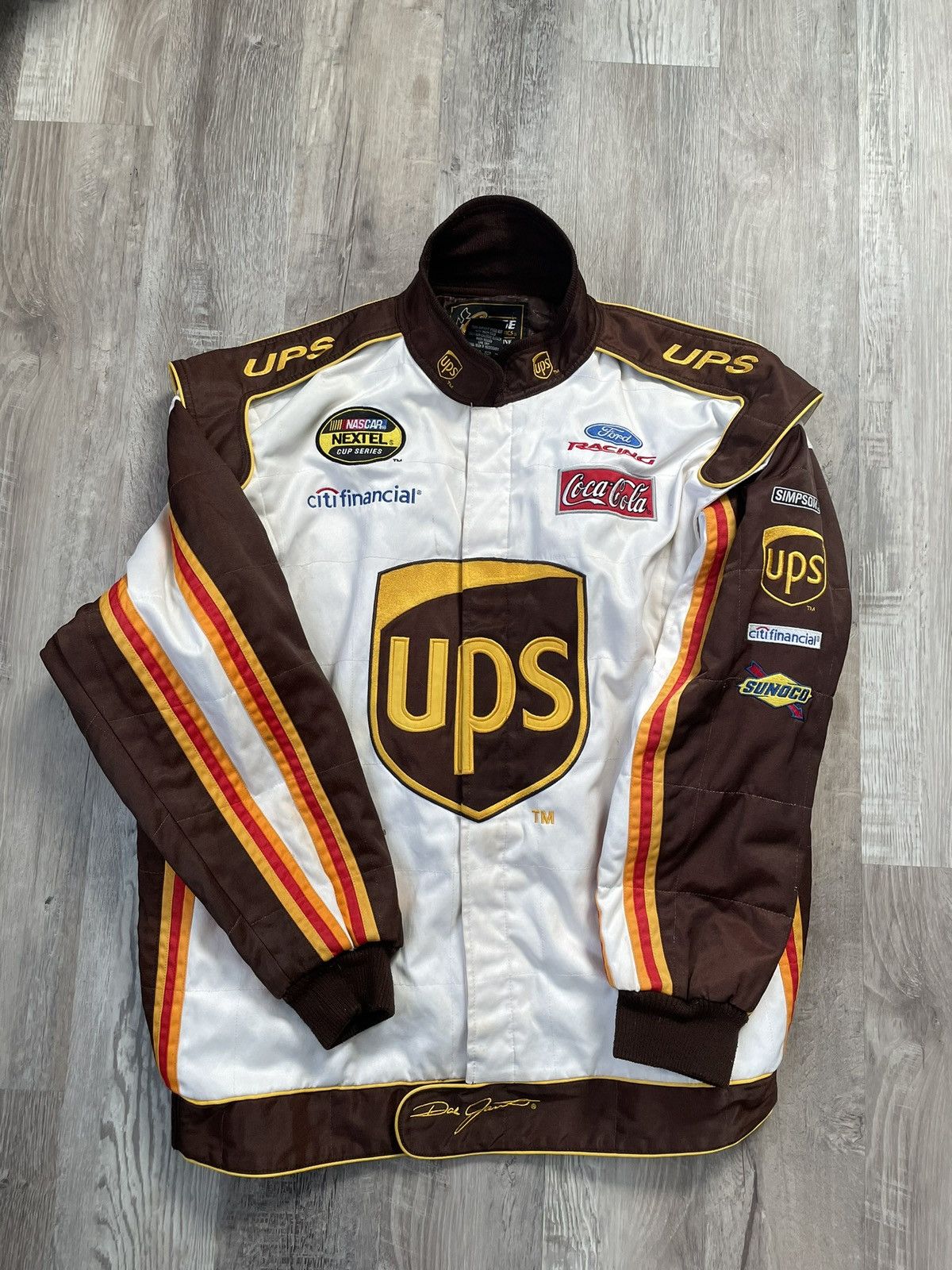 Chase Authentics Vintage Dale Jarrett UPS Racing Jacket | Grailed