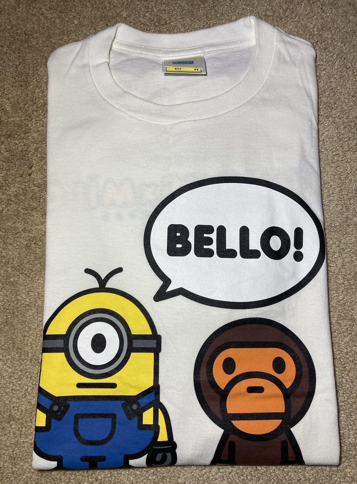Bape SS15 Bape Baby Milo Bello Minions Bubble Film Art 2015 Gru | Grailed