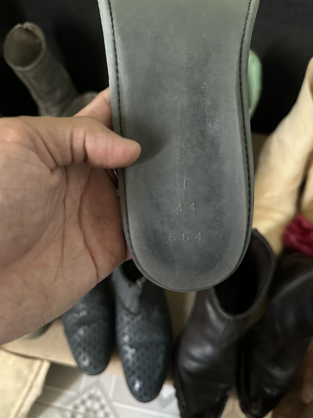 Carol Christian Poell Prosthetic Spur Biter Crimp Front Boots AM/2757SP ...