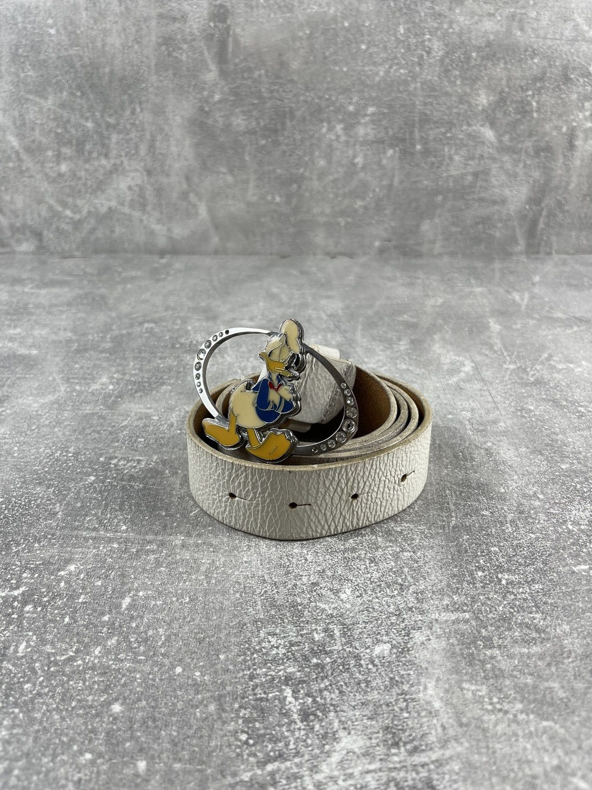 Vintage Iceberg & Disney Donald Duck ICE Vintage Leather Y2K Belt | Grailed