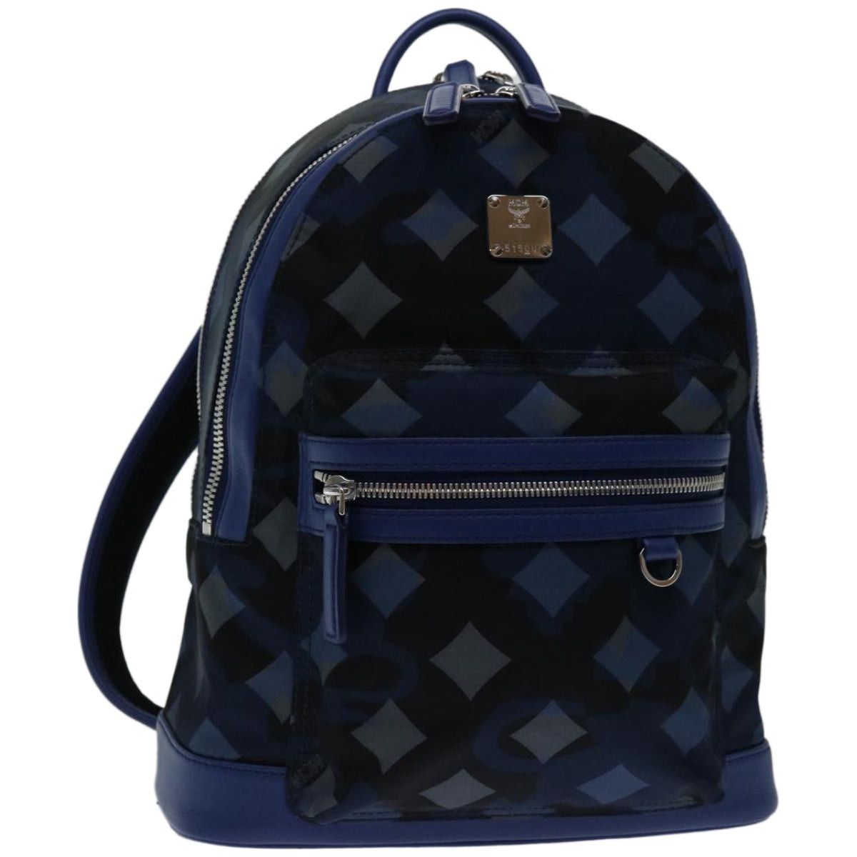MCM MCM Backpack Nylon Blue Auth fm3267 | Grailed