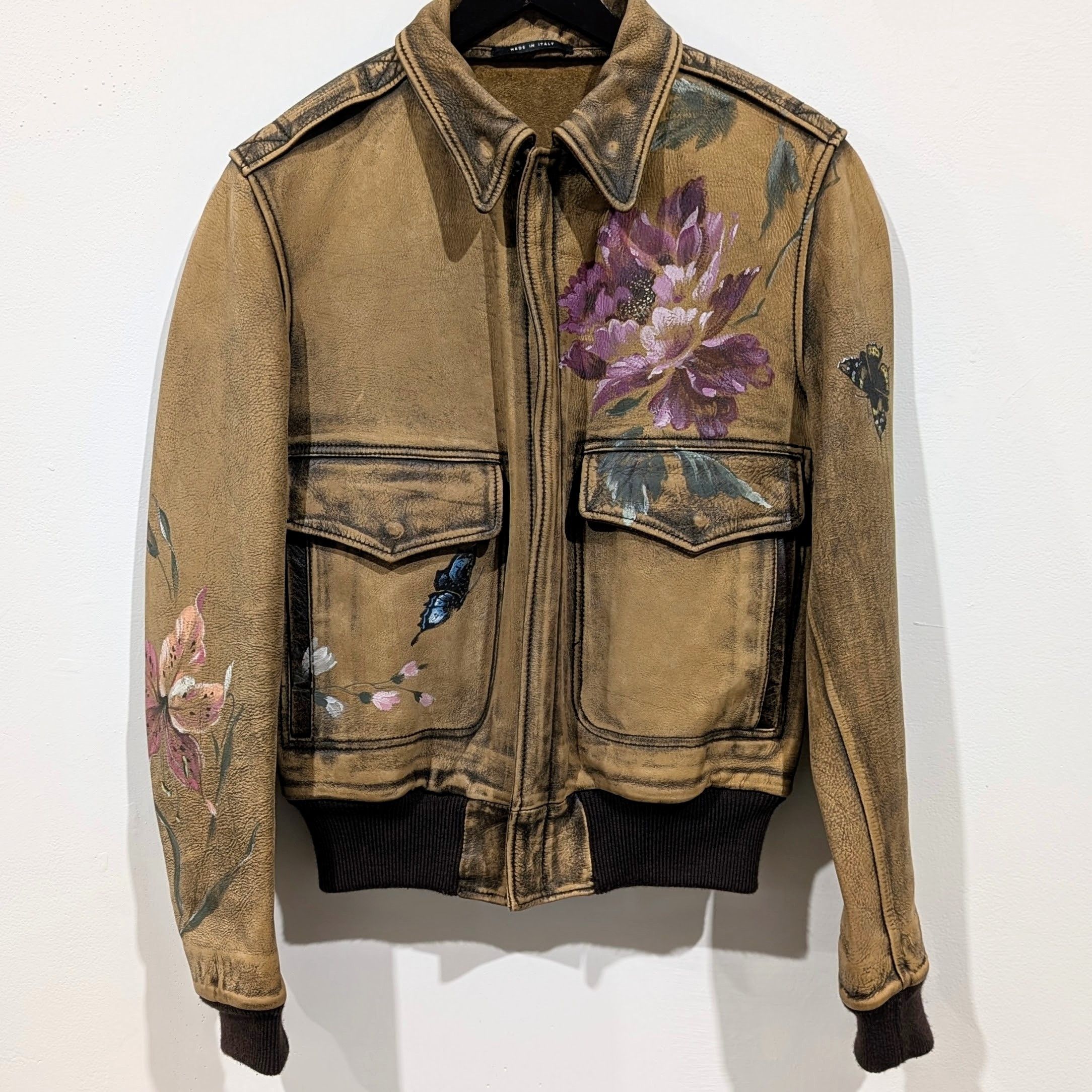 Gucci × Tom Ford Gucci x Tom Ford SS03 Leather Bomber Jacket [Runway ...