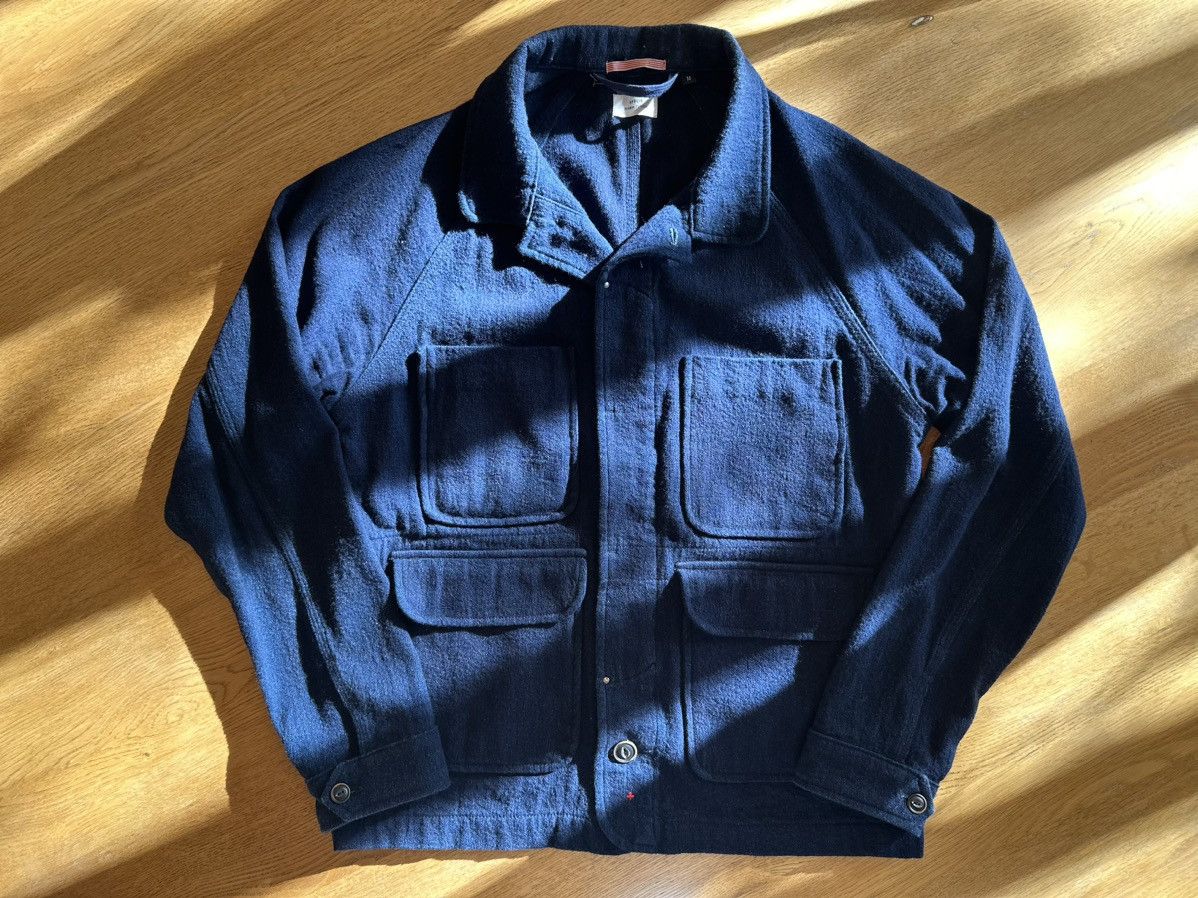 Apolis Indigo Wool Chore Jacket | Grailed
