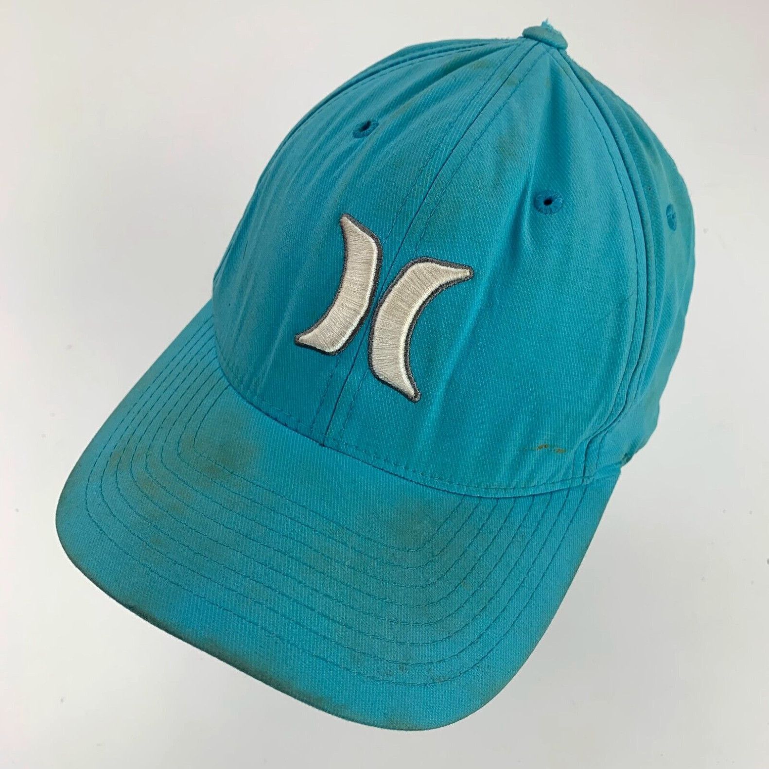 Hurley Hurley Blue White Ball Cap Hat Fitted S/M Baseball | Grailed