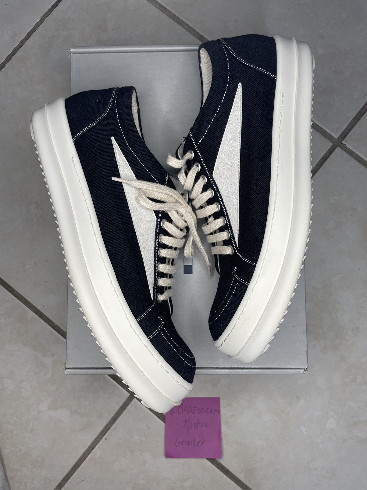 Rick Owens × Rick Owens Drkshdw Rick Owens DRKSHDW Vans | Grailed