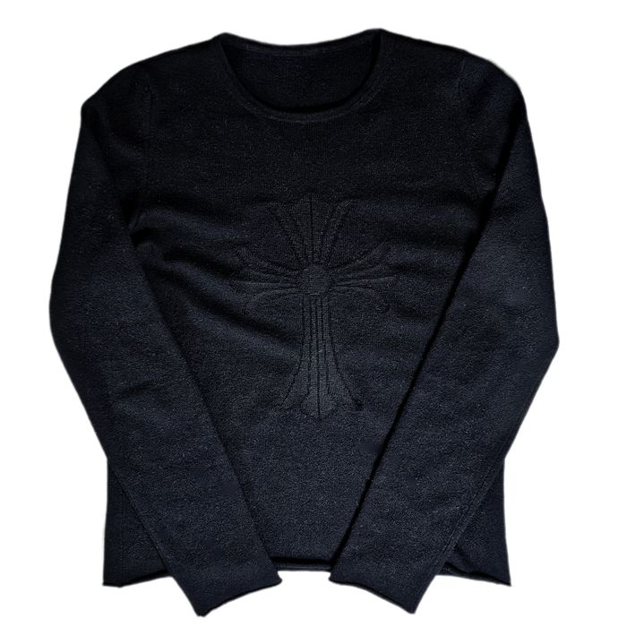 Chrome Hearts Chrome Hearts Cashmere Cross Knit Sweater | Grailed