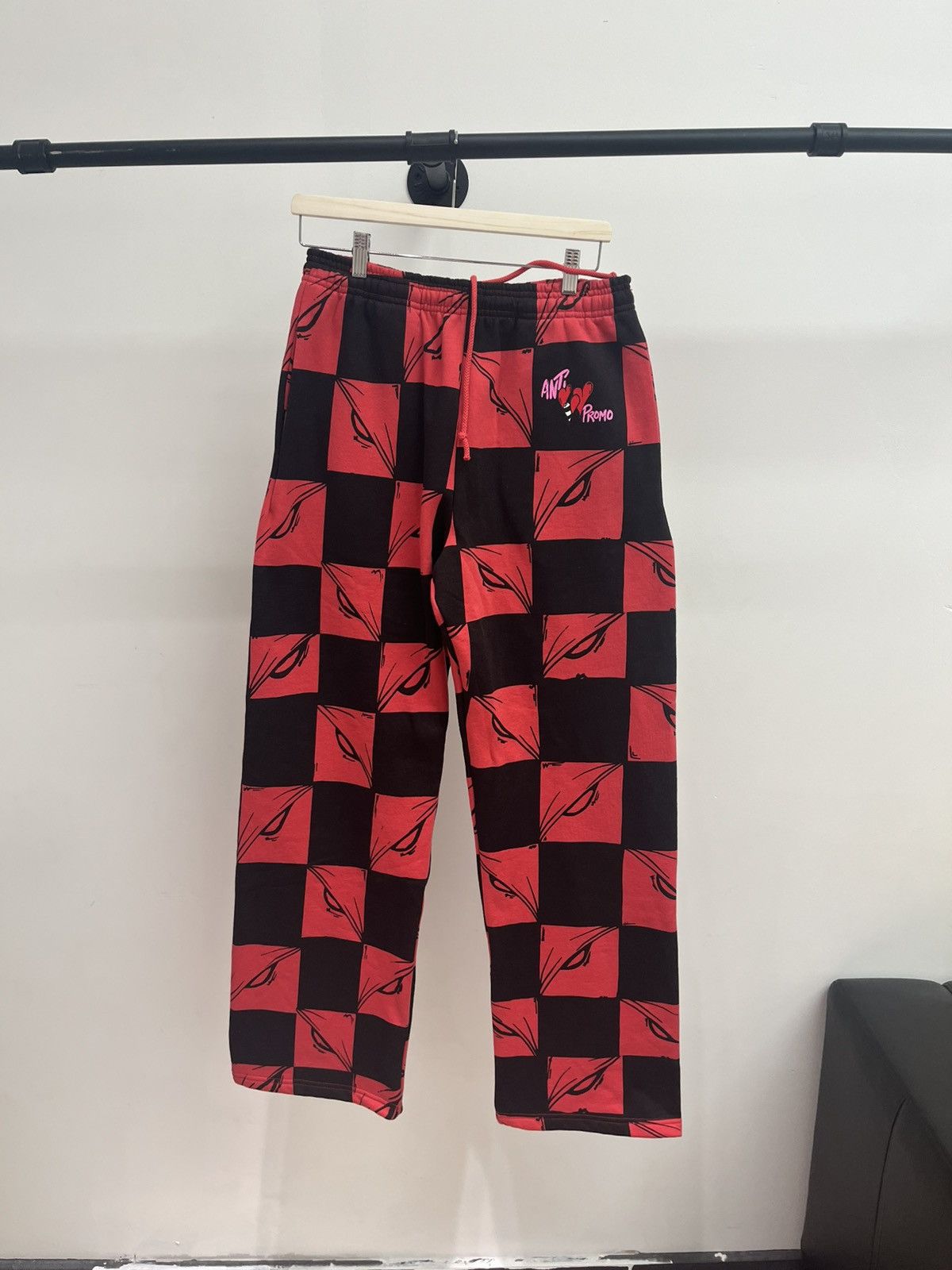 Matty Boy Matty Boy Anti Promo Sweatpants ‘Red’ Vegas Exclusive | Grailed