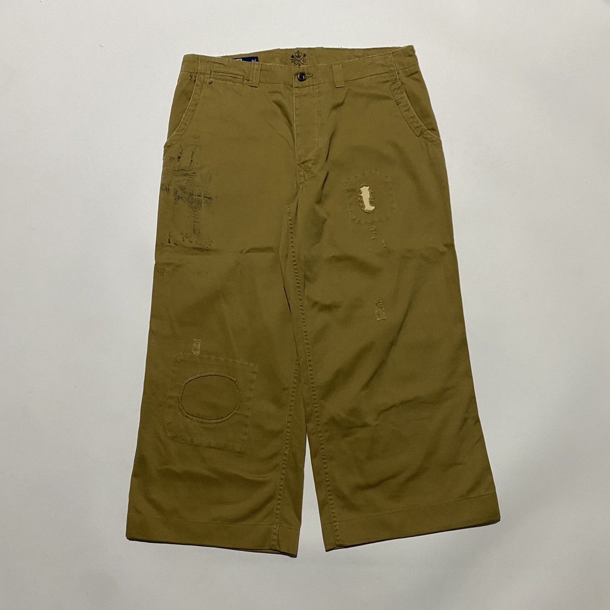 Polo Ralph Lauren Ralph Lauren - Distressed Chino Wide Leg Buckleback ...