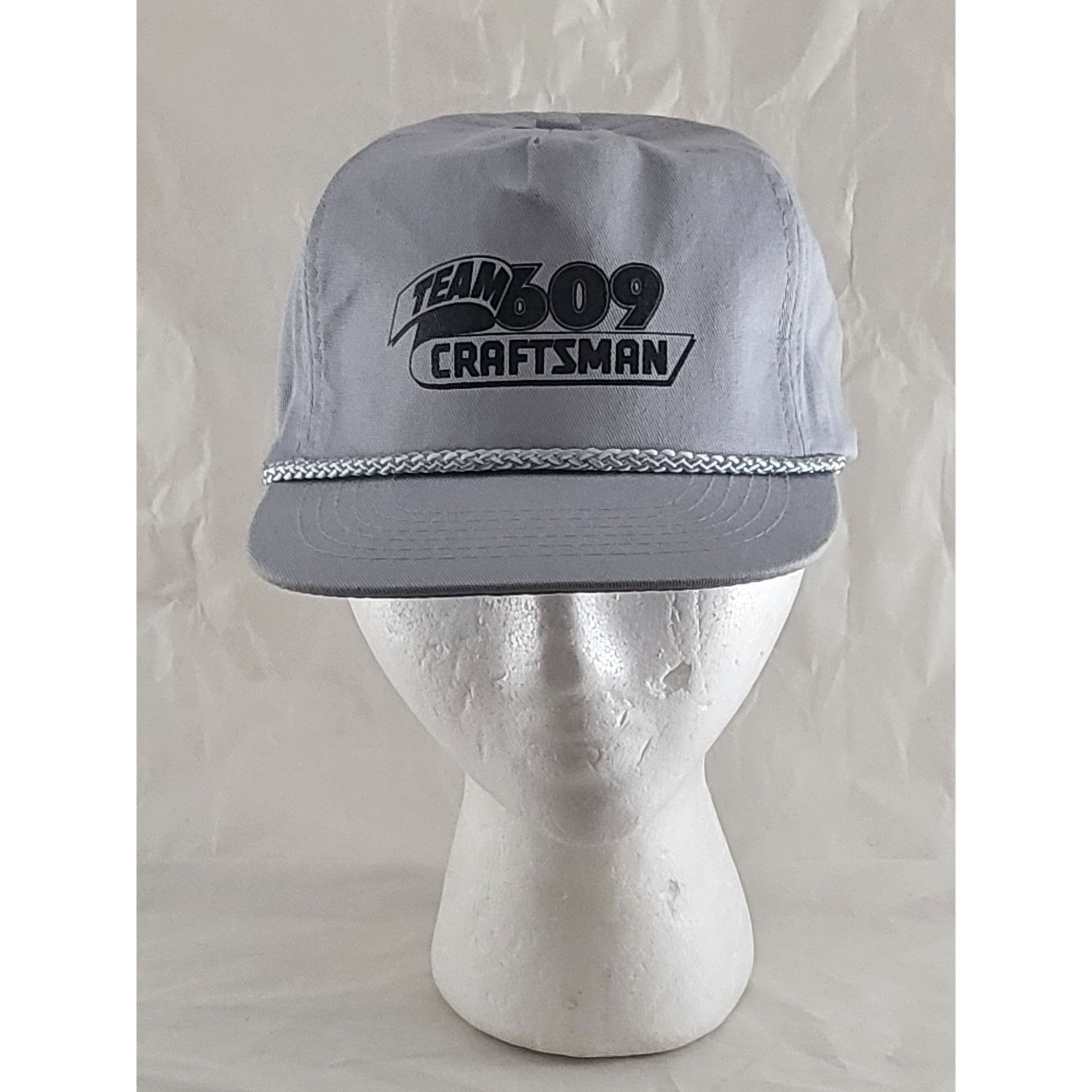 Craftsman Craftsman KC Snapback Trucker Rope Hat Vintage Team 609 Gray ...