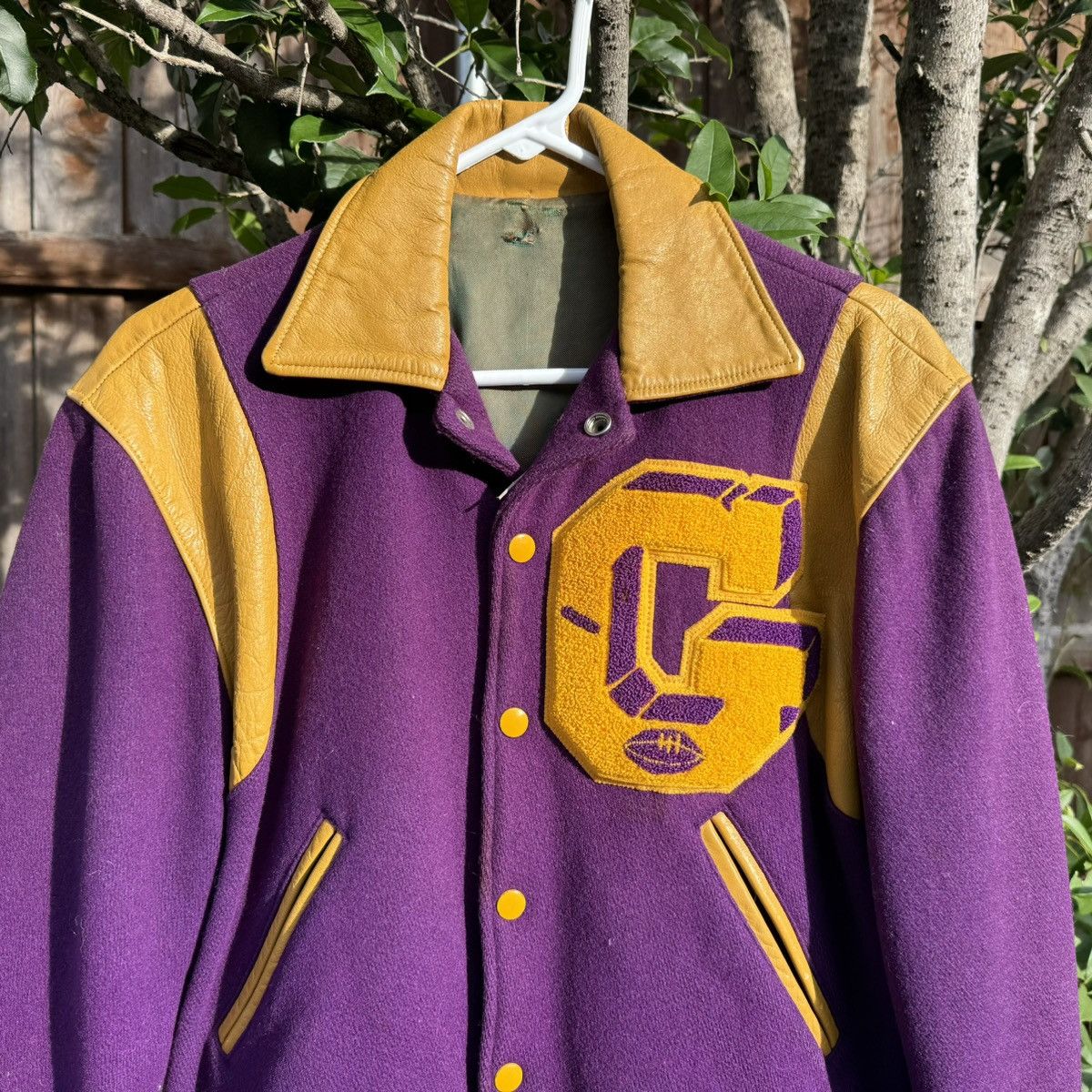 Vintage Vintage 60s Varsity Letterman Jacket Cropped Football | Grailed