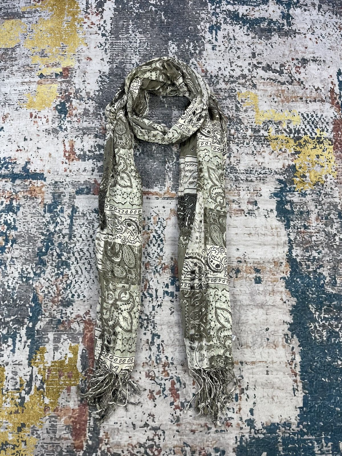 Avant Garde × Japanese Brand × Tete Homme Tete Homme Paisley Motifs ...