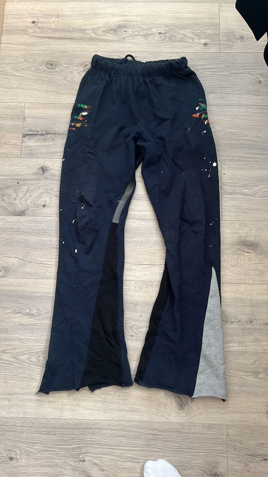 MNML MNML Navy Flared Sweatpants | Grailed
