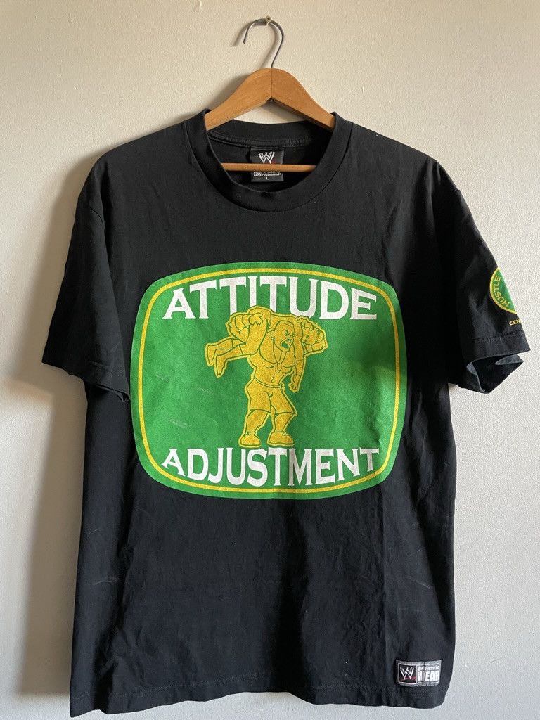 Vintage × Wwe Vintage WWE John Cena Attitude Adjustment 2008 T shirt | Grailed