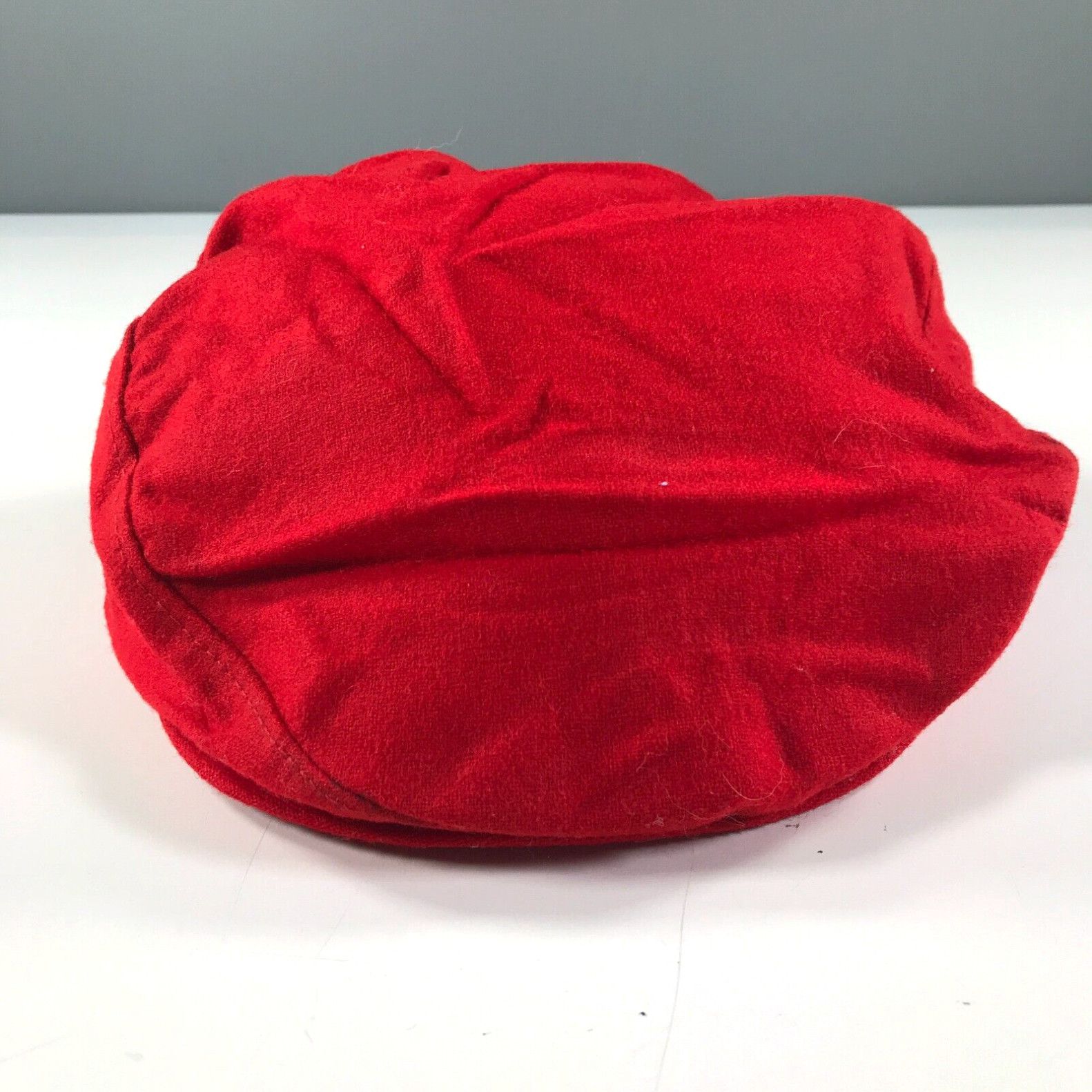 Vintage Authentic Bright Red Virgin Wool Pendleton Cabbie Newsboy Hat ...