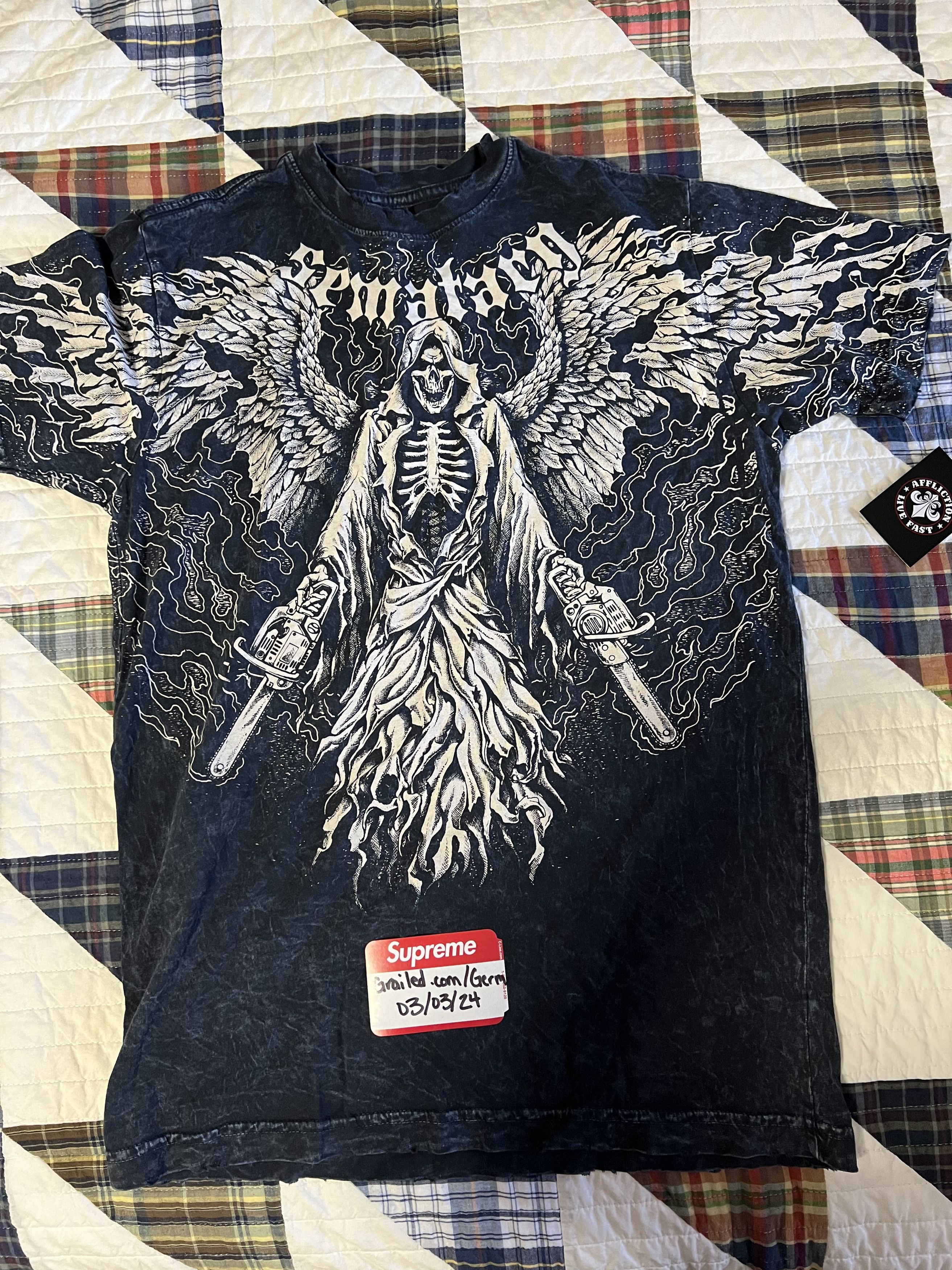 Drain Gang × Haunted Mound × Sad Boys Sematary Affliction Massacre T ...