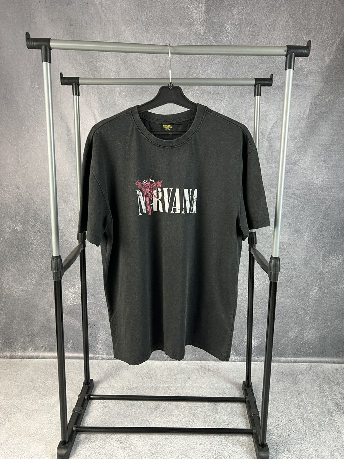 Band Tees × Nirvana × Nirvana Designs Nirvana in utero big print T-shirt | Grailed