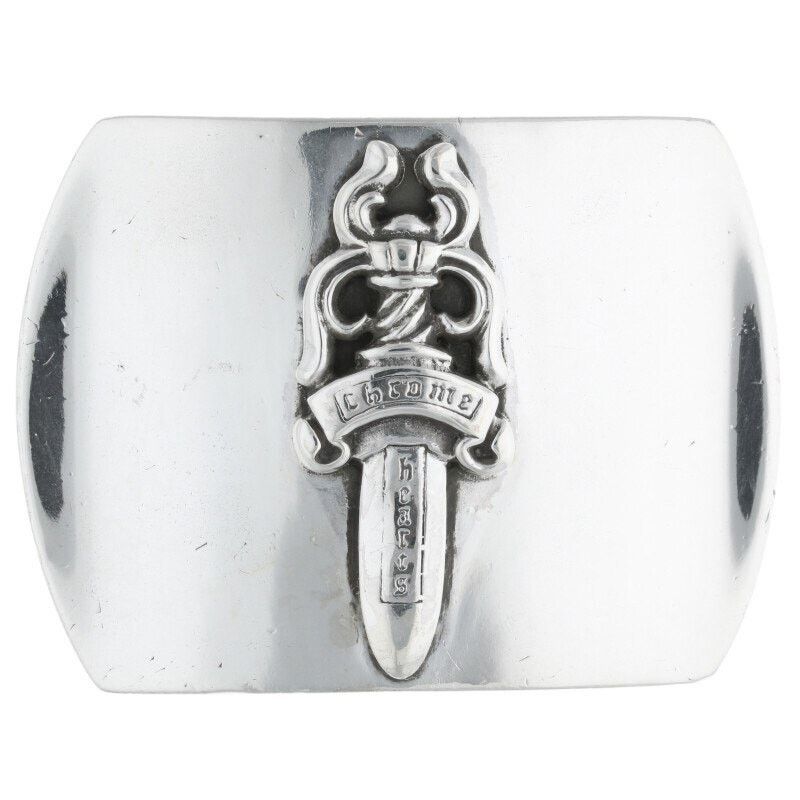Chrome Hearts Chrome Hearts Military Raised Dagger Silver Buckle | Grailed