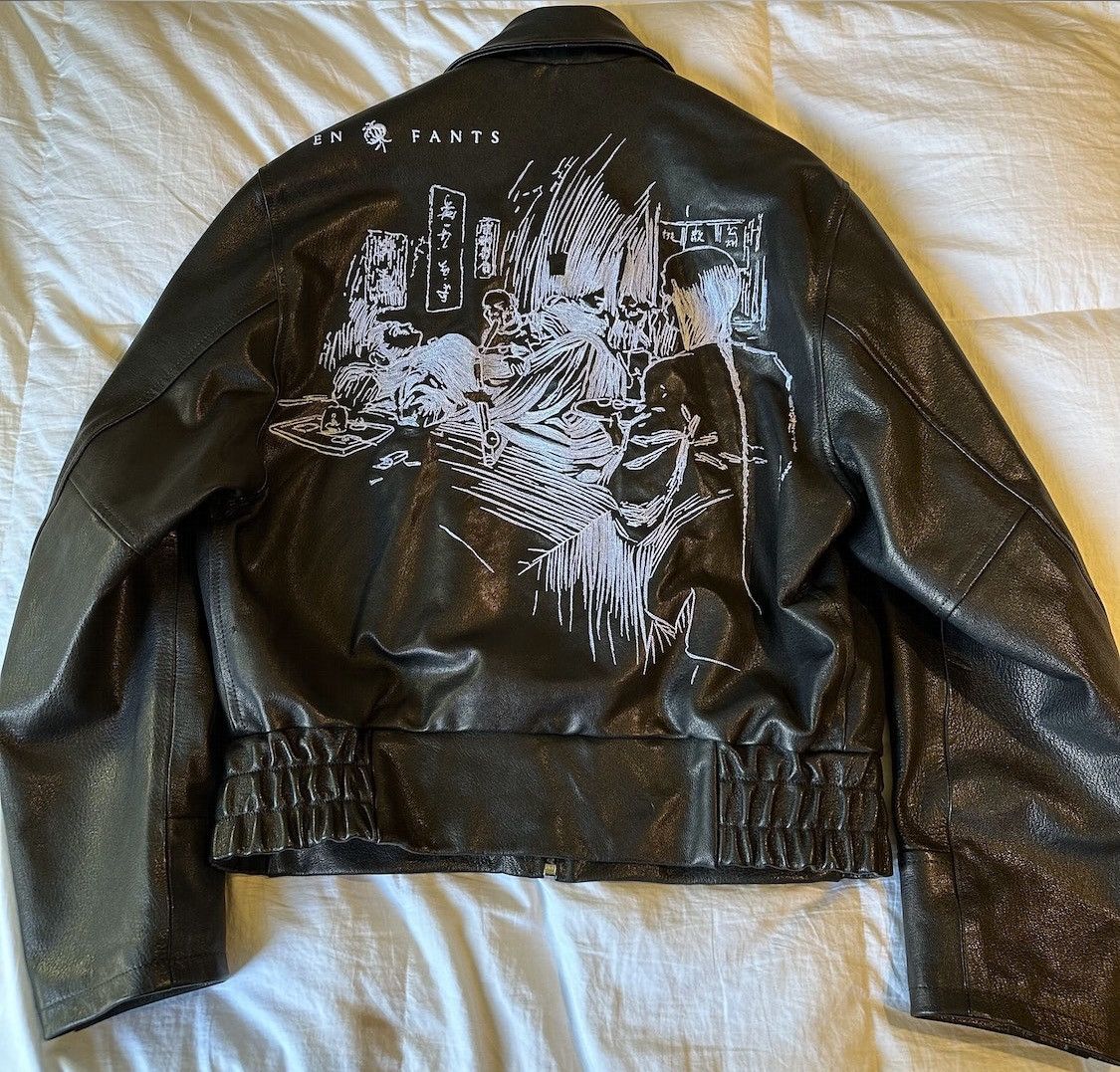 Enfants Riches Deprimes ERD FW23 Opium Den Frank leather jacket as seen ...
