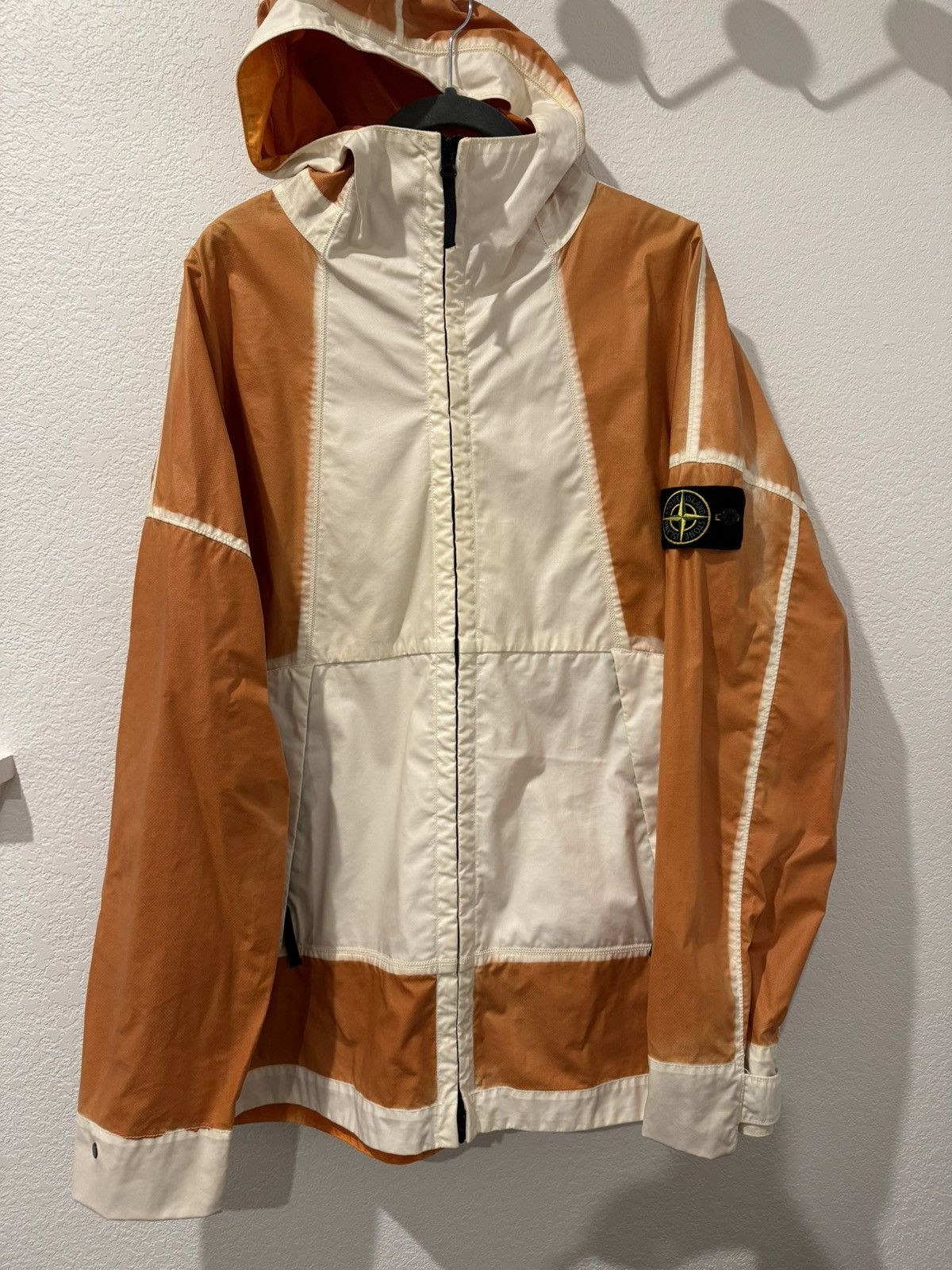 Stone Island Stone island hand sprayed mussola gommata tc jacket | Grailed