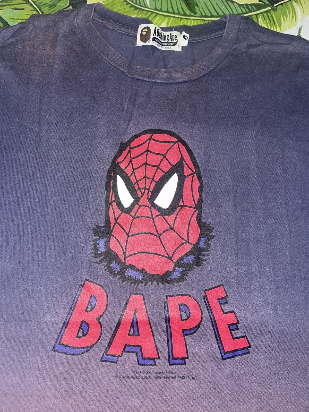 Bape Authentic A Bathing Ape x Spider-Man Marvel | Grailed