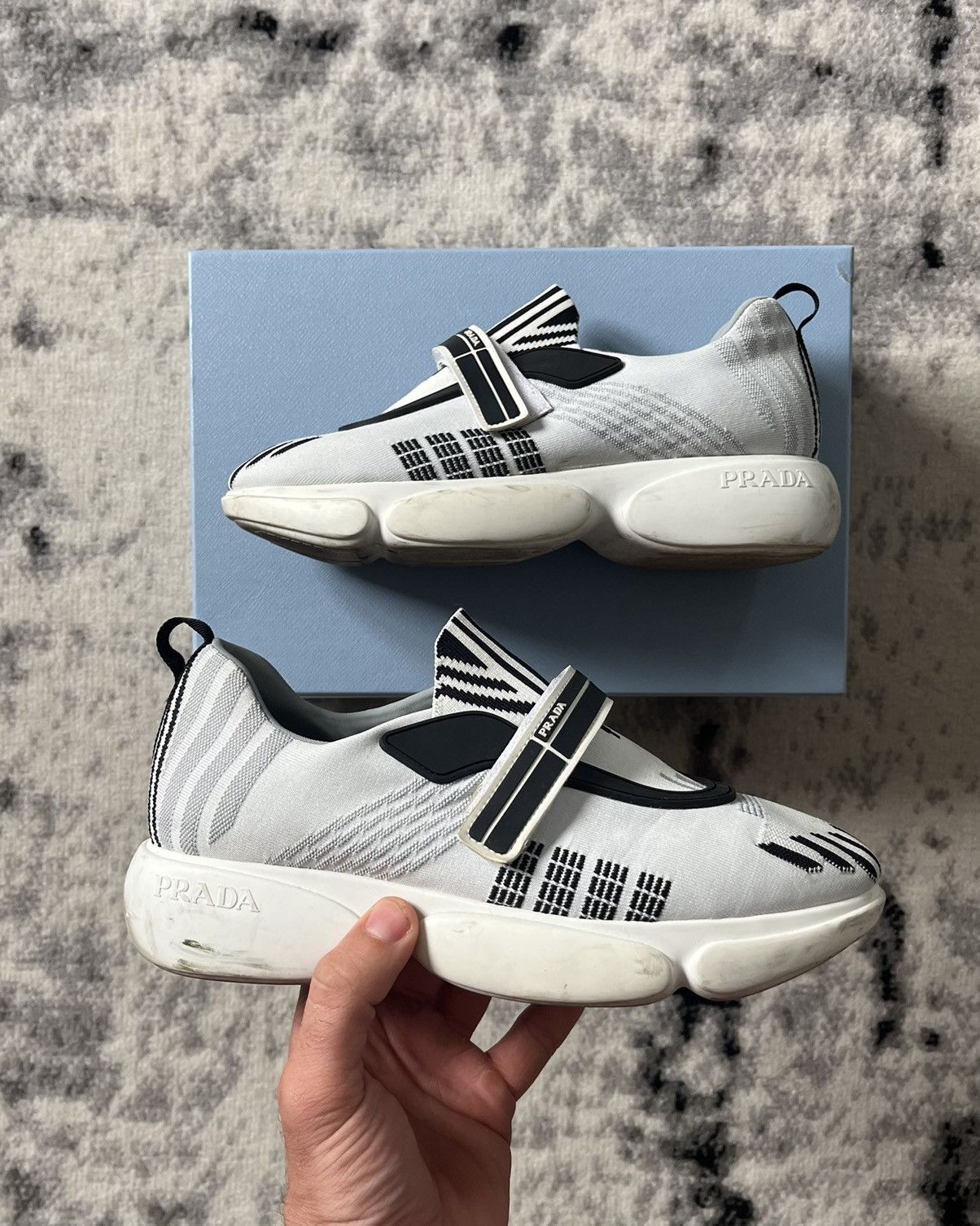 Archival Clothing × Prada × Vintage Prada Cloudbust Bicolor Pixel | Grailed