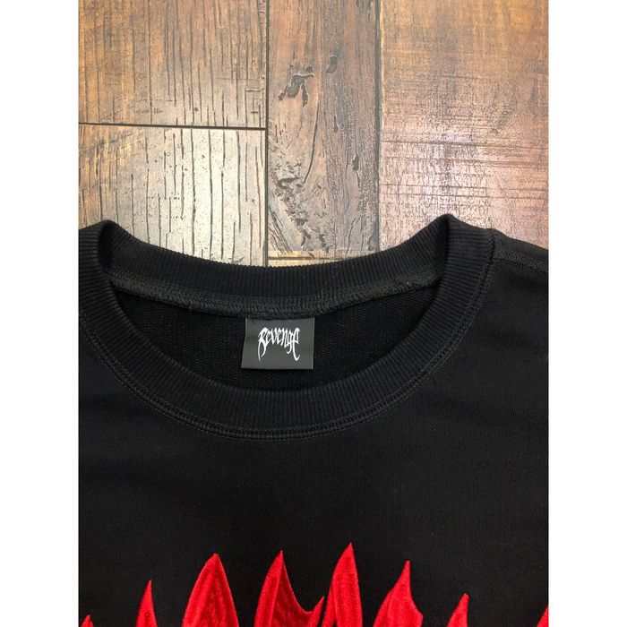 Revenge Revenge Knit Logo Crewneck Sweater M | Grailed
