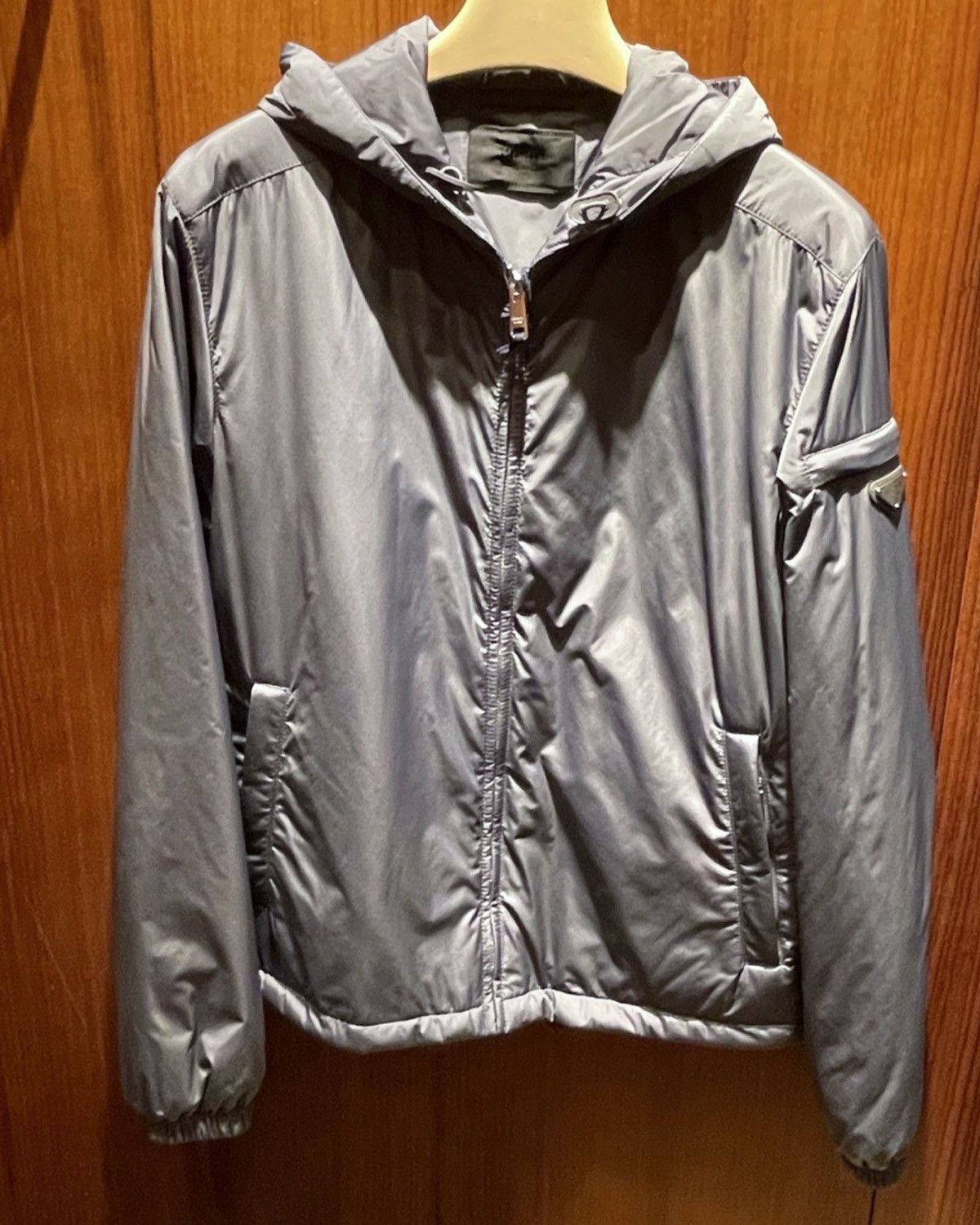 Prada Prada Padded Nylon Hooded Windbreaker Jacket | Grailed