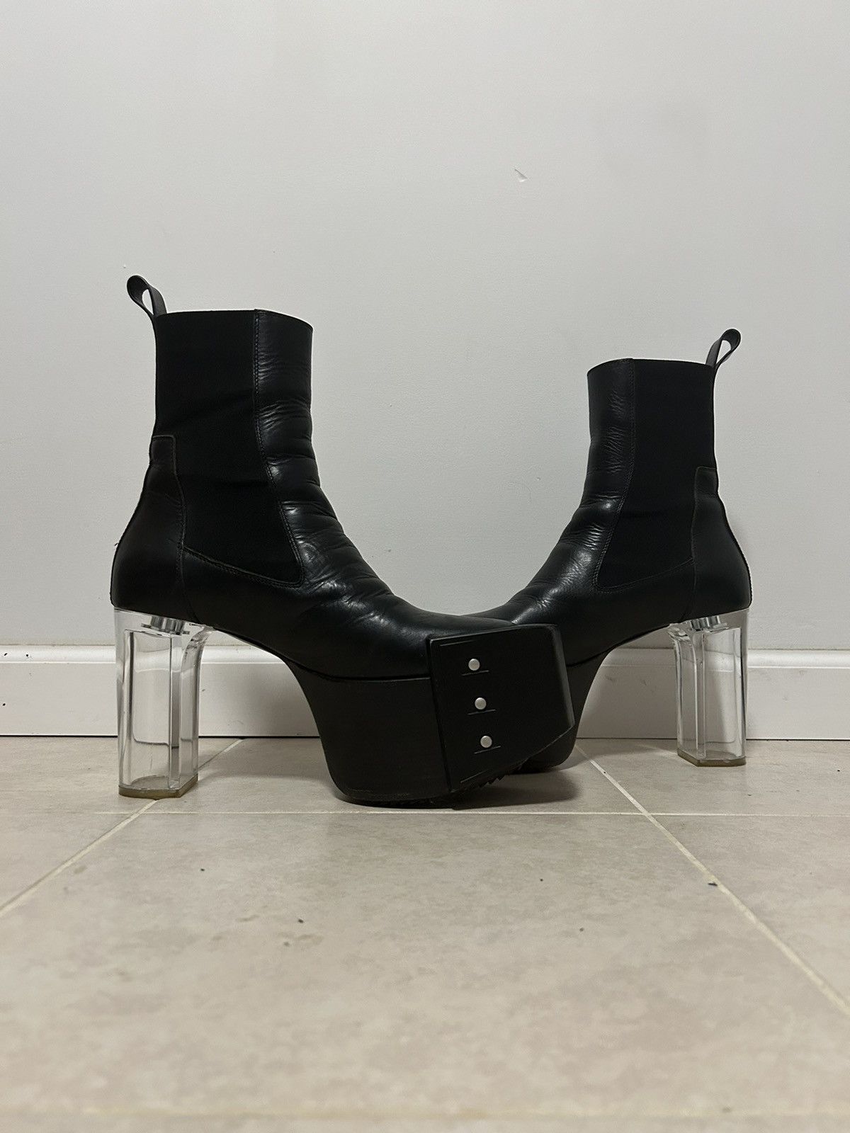 Rick Owens Rick Owens Beveled Kiss Heels | Grailed