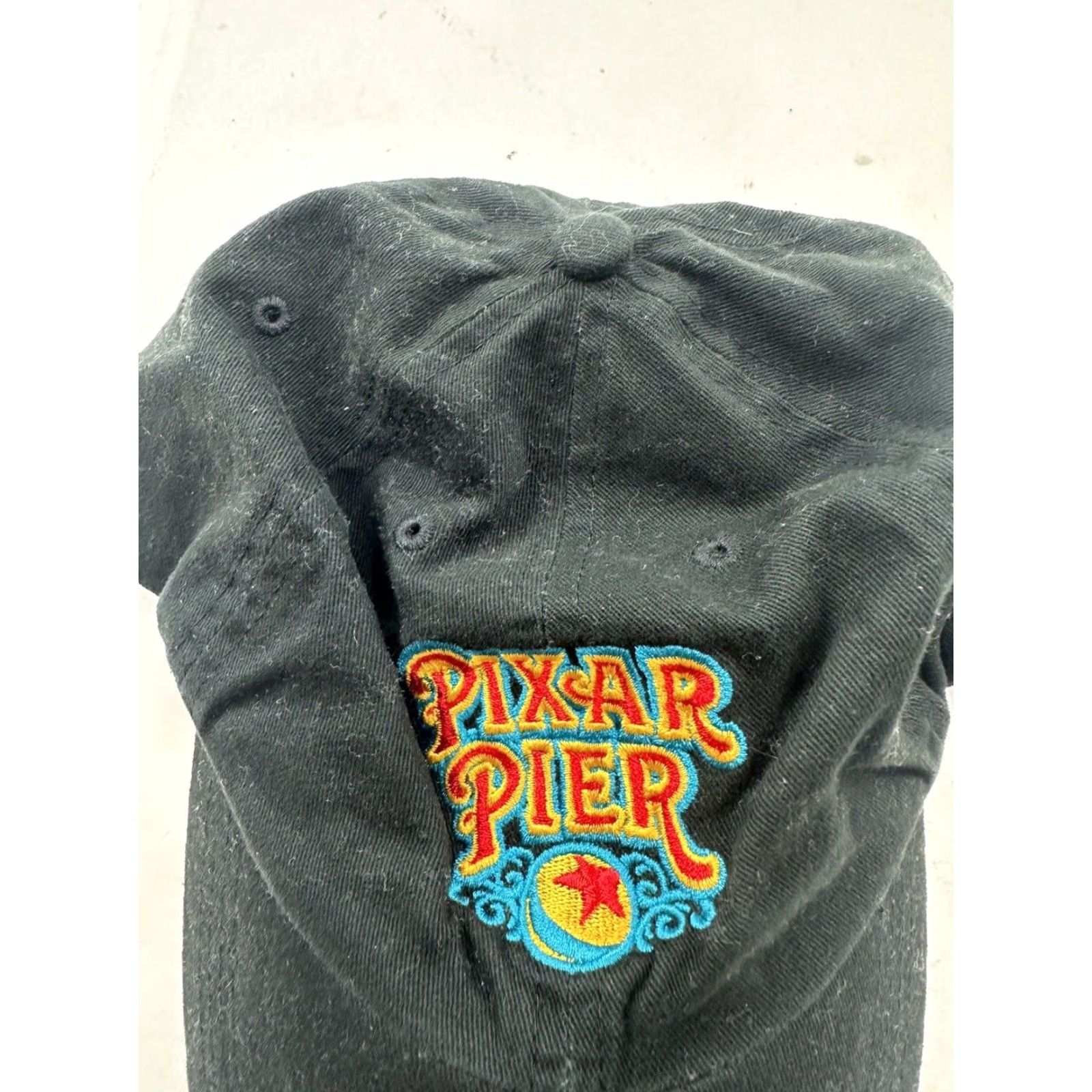 Disney Disney Pixar Pier Mens Black Strapback Baseball Cap One Size ...