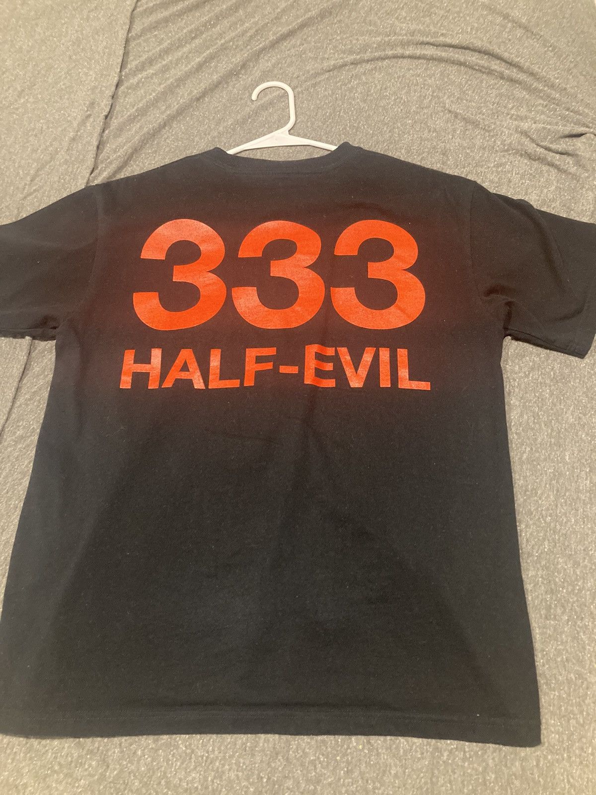 Half Evil Half-Evil Red Logo Tee | Grailed