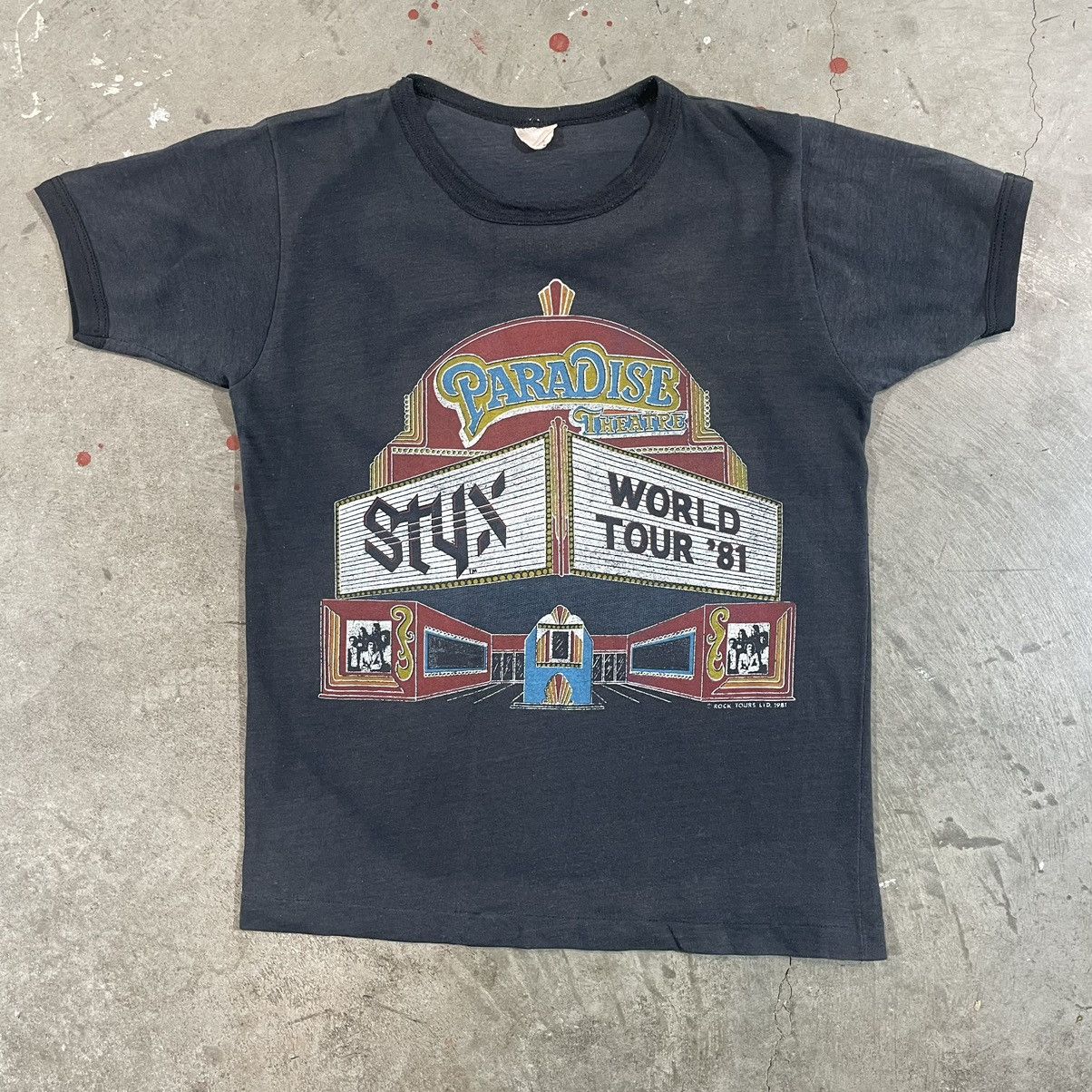 Band Tees × Vintage 1981 STYX world tour merch classic rock 80’s | Grailed