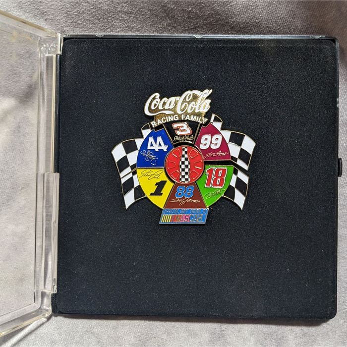 Coca Cola Vintage Coca Cola Nascar Racing Family Collectible Pins | Grailed