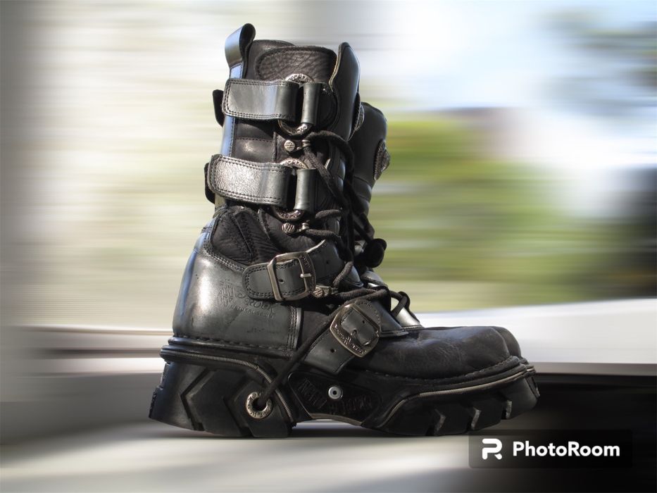 Vintage 🔥NEW ROCK VINTAGE LEATHER BOOTS 🔥 | Grailed