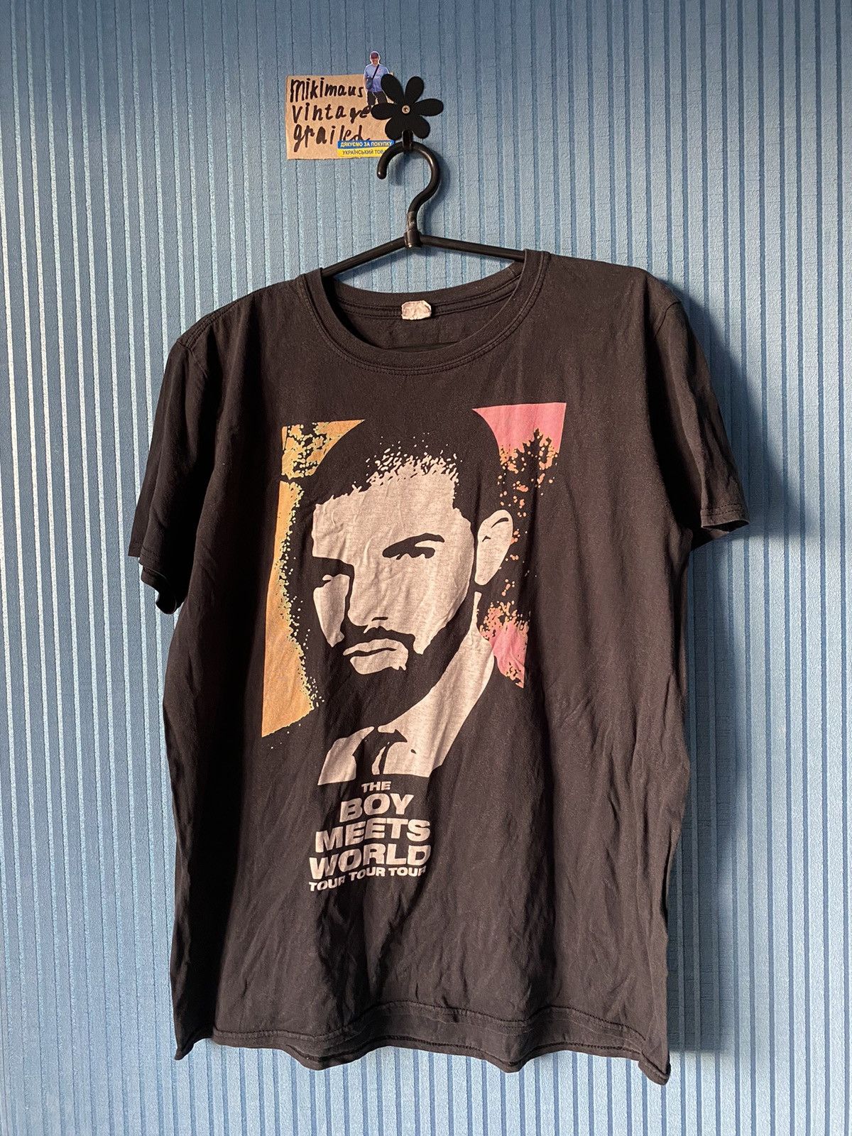 Drake × Rap Tees × Tour Tee Drake The Boy Meets World Tour t shirt 2017 ...