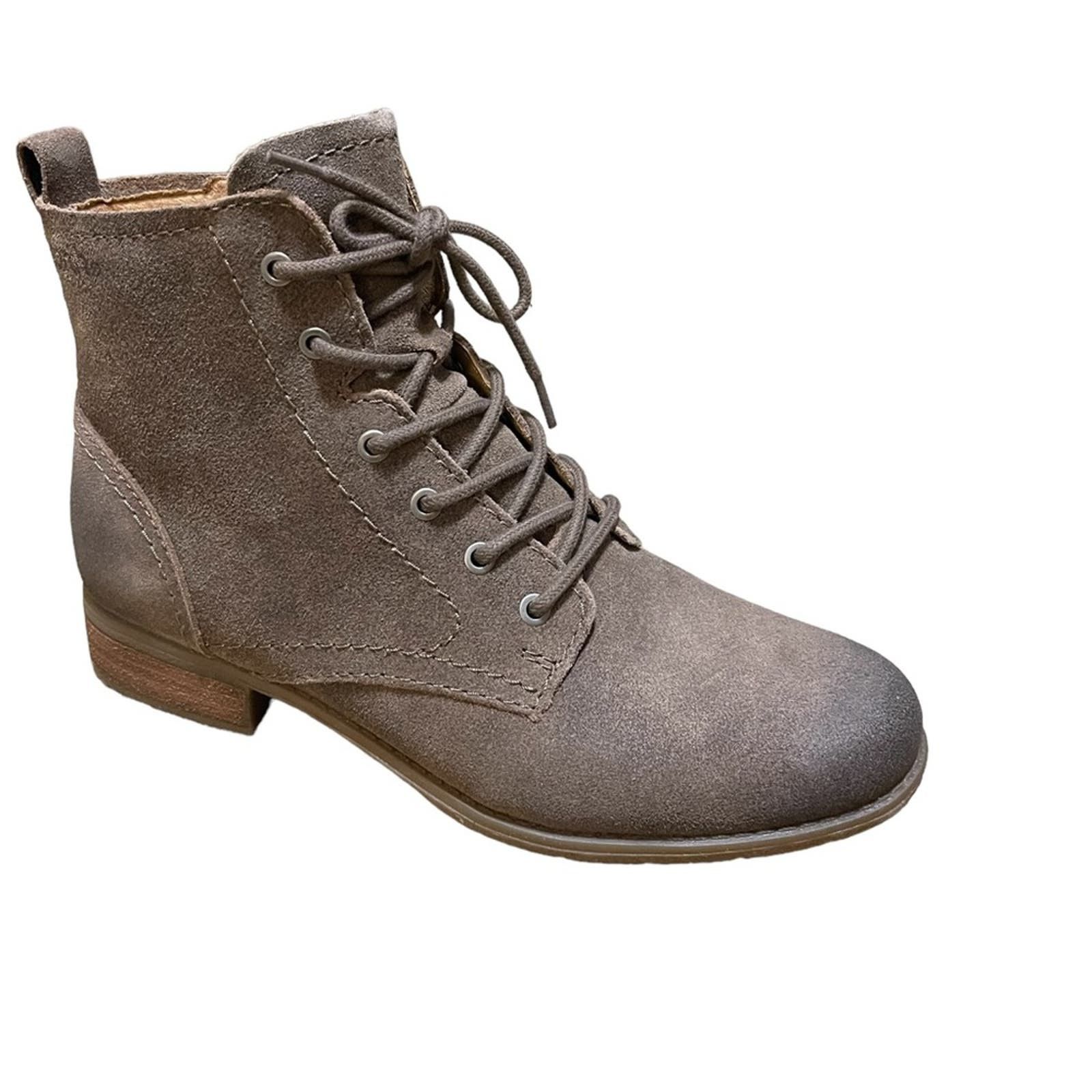 Other Earth Leather Lace-Up Ankle Boots- Janel Medium Brown 9 NEW | Grailed